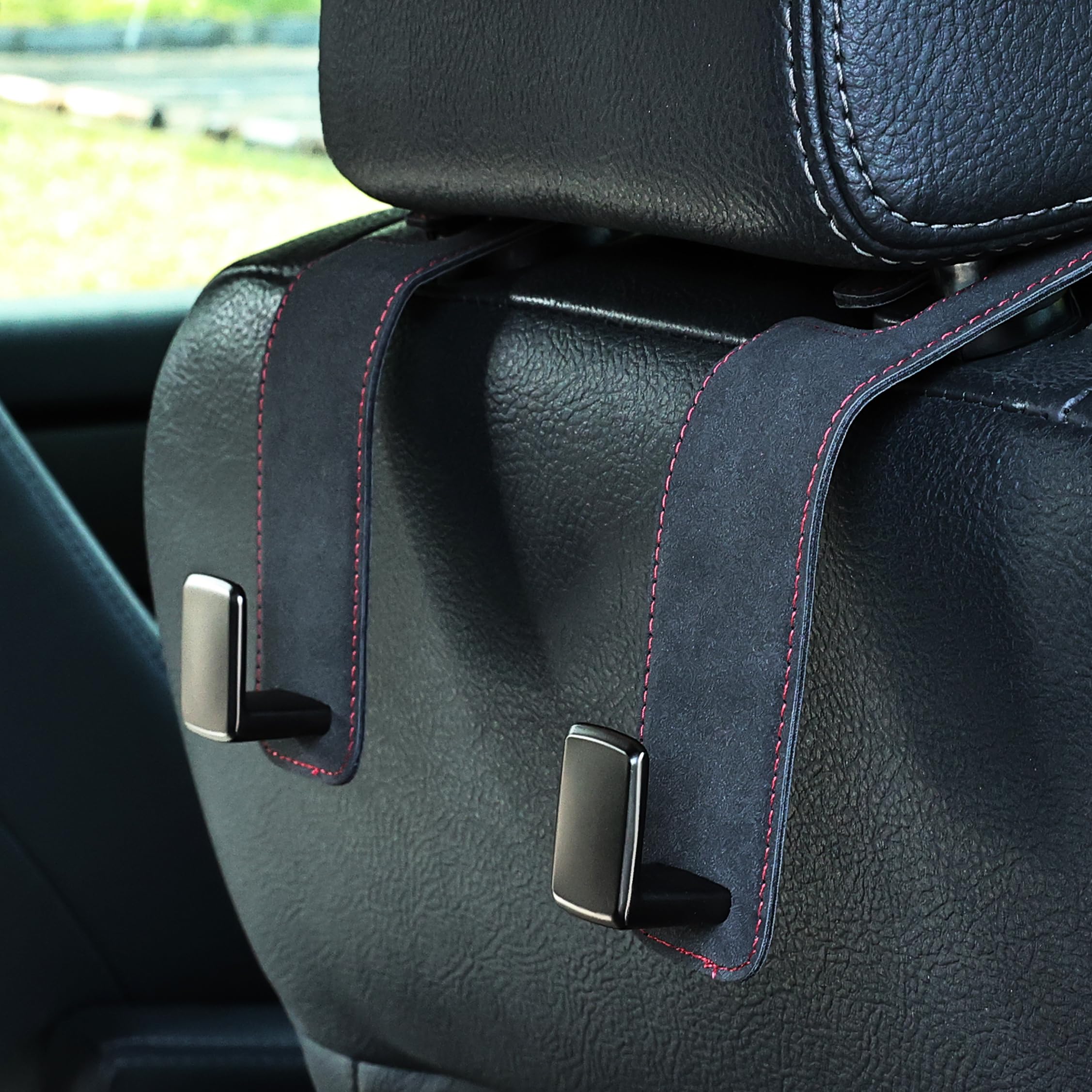 Amazon.com: Toiyason Car Seat Back Hook Metal with Suede Universal ...