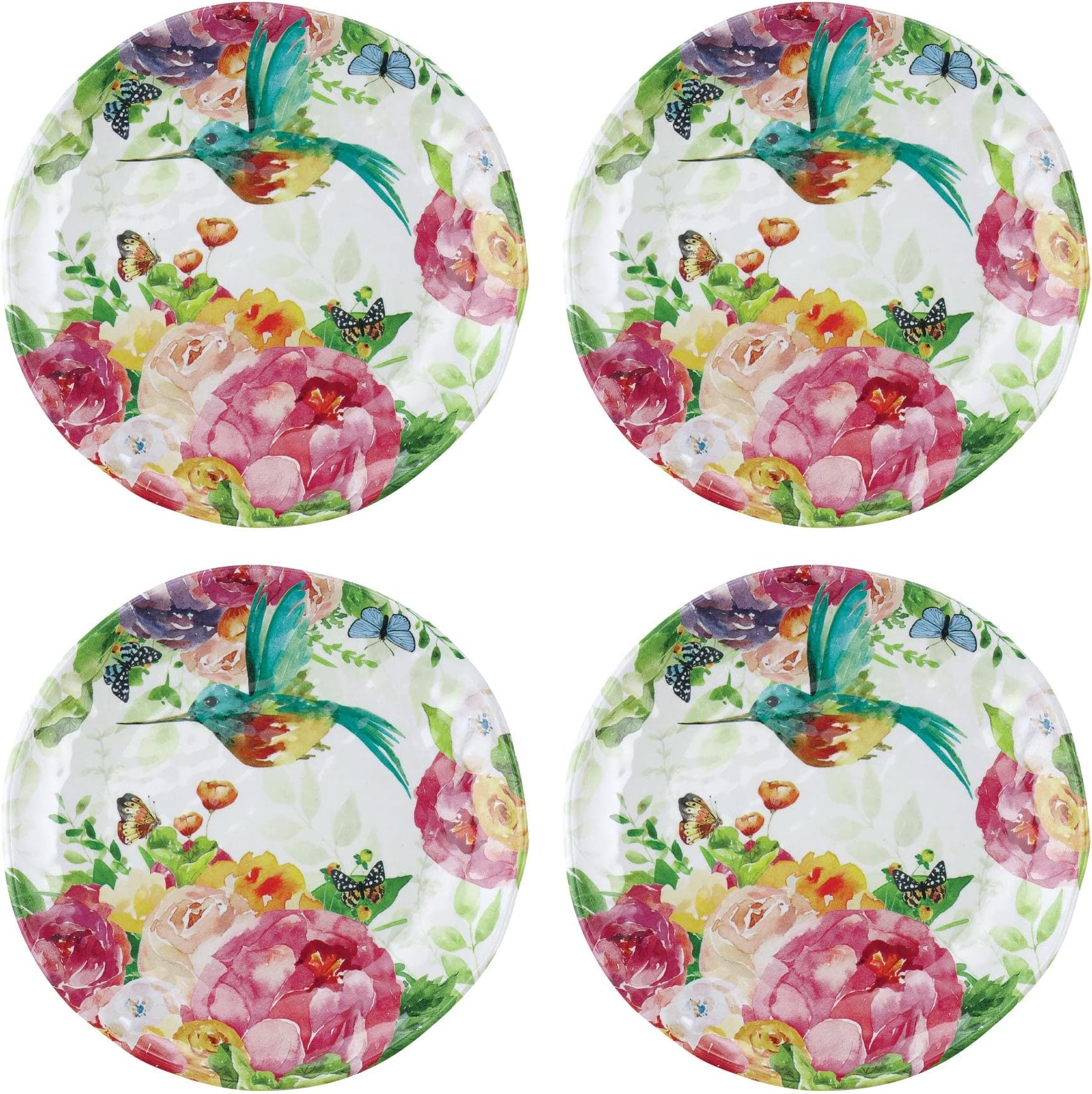 Amazon.com: UPware 4-Piece 6 Inch Melamine Dessert Plates Appetizer ...