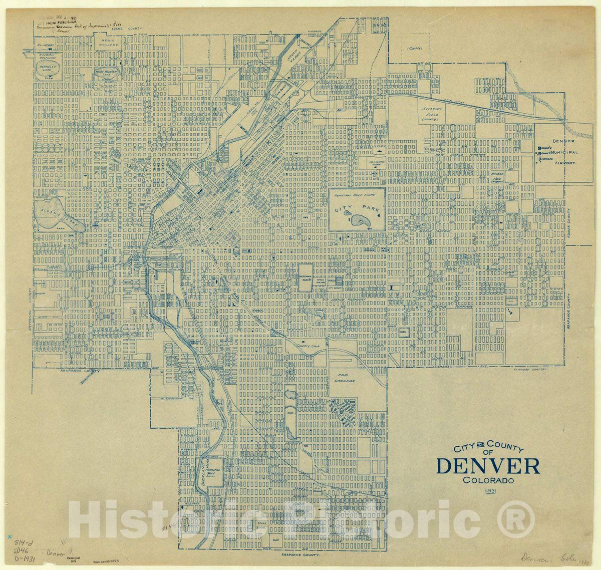 Mapa Del Condado De Denver, Colorado Mapa Del Condado De Colorado