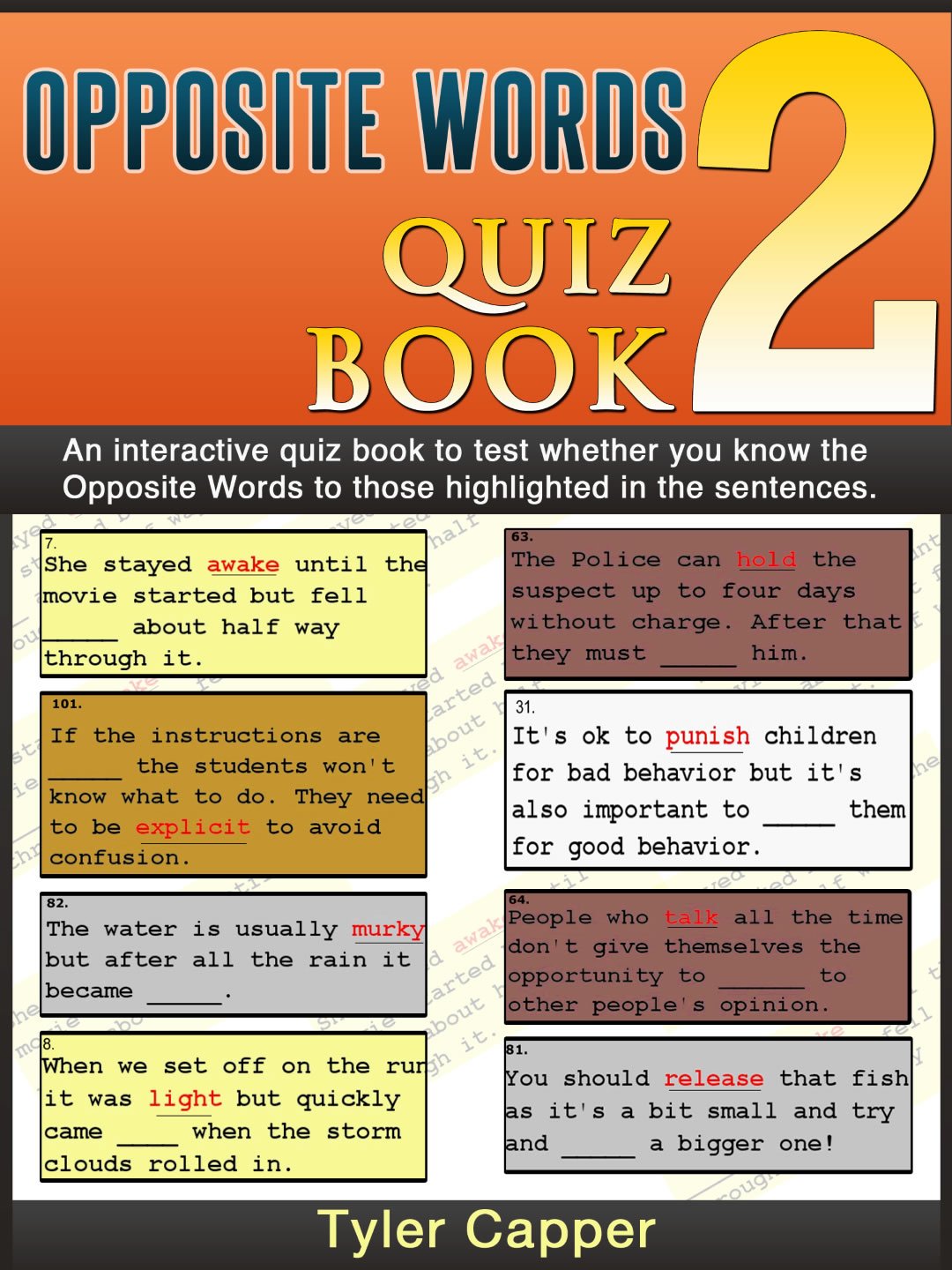 Amazon.com: Interactive 'Opposite Word' Quiz Book 2 eBook : Capper ...