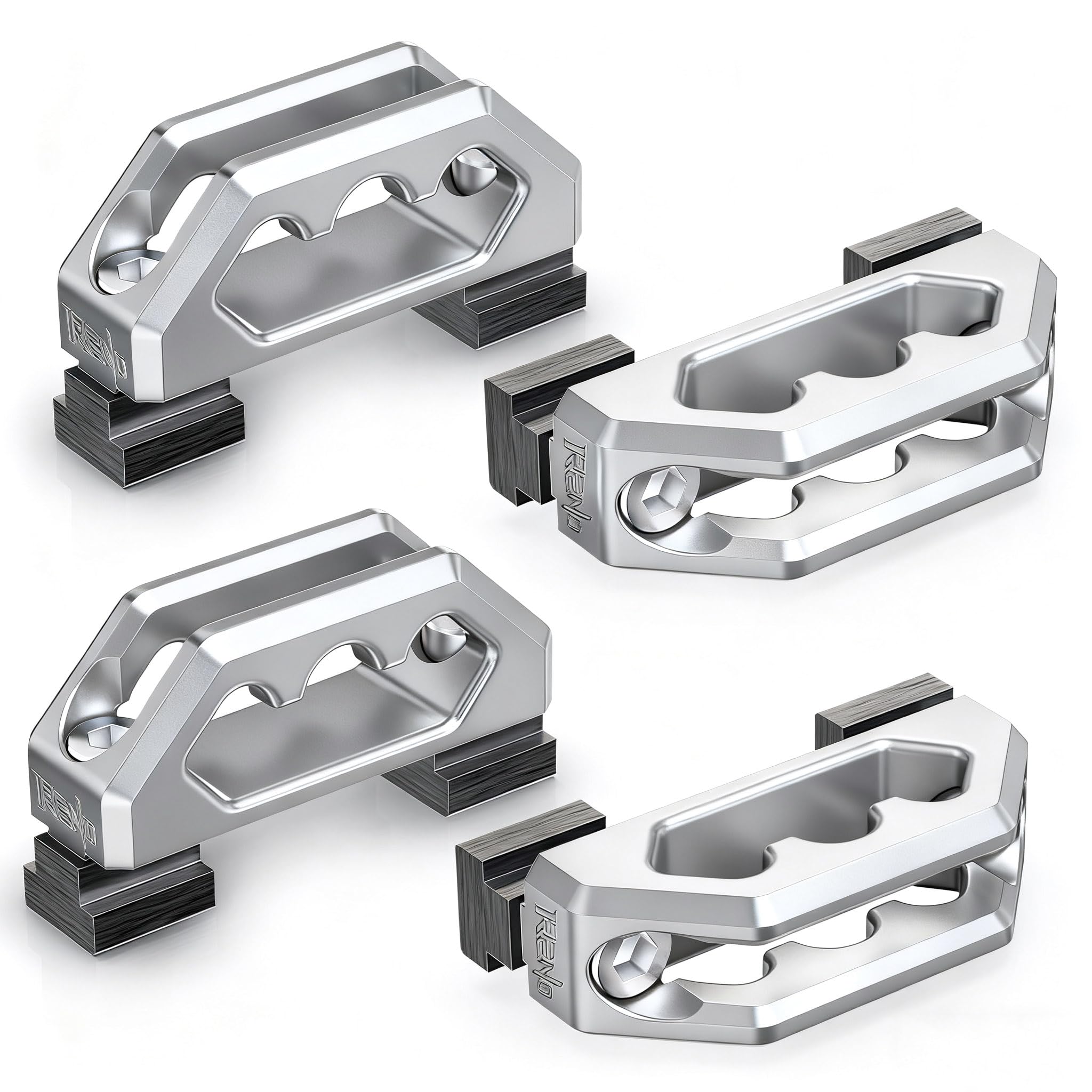 Snapklik.com : RENO Bed Rail Cleats, Tie Down Anchors For Cargo Trailer ...