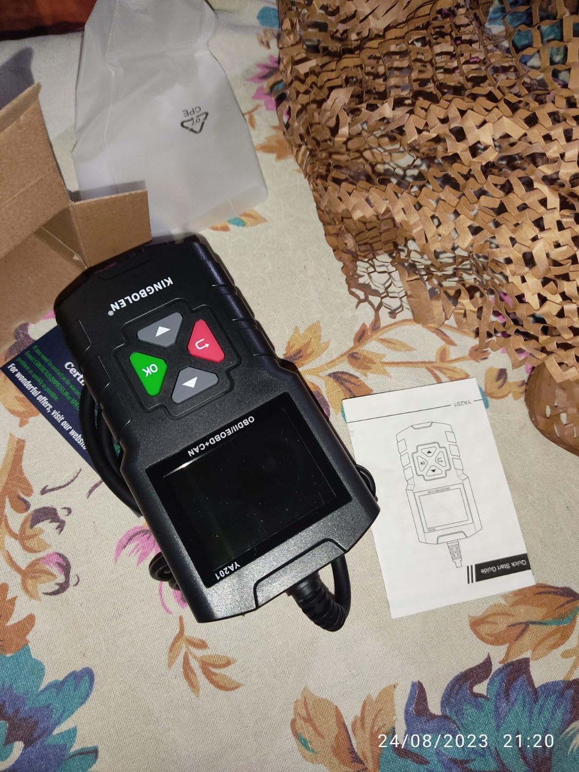 EDIAG YA201 OBD2 Scanner Mode 6 Mode 8 Live Data Graph Automotive ...