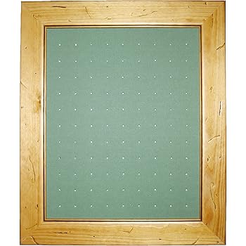 Golf Ball Marker Display Frame - For 99 Stem / Peg Markers - Mid Brown ...