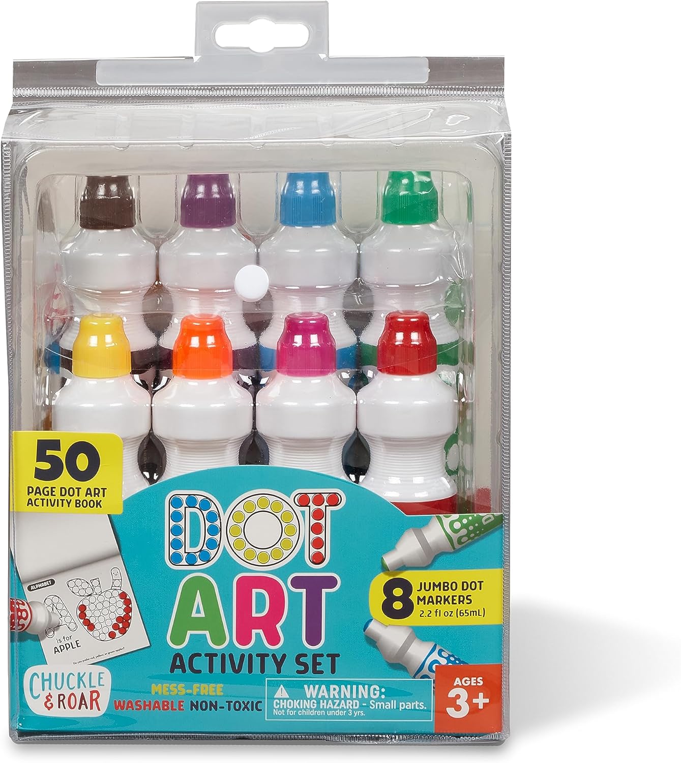 Amazon.com: Chuckle & Roar - Dot Art Activity Kit - Mess free washable ...