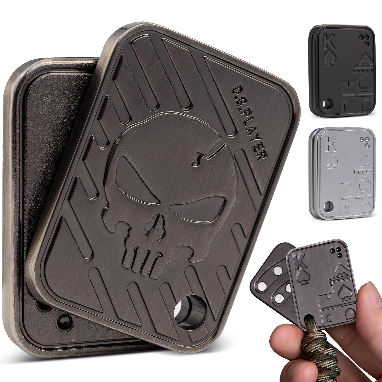 Amazon.com: D.G.PLAYER Fidget Toys Adults- Magnetic Metal EDC Fidget ...