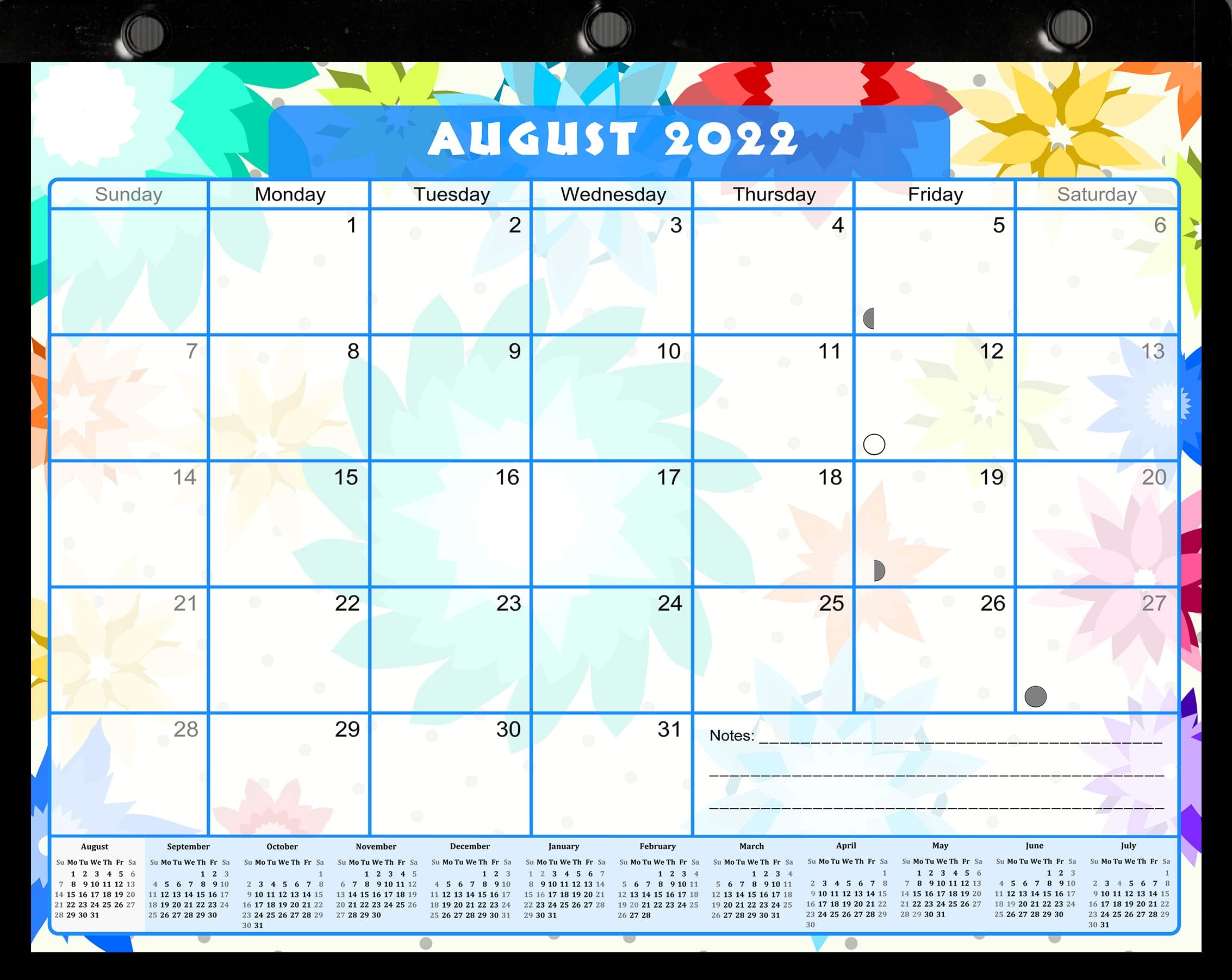 Amazon.com : 2024-2025 Academic Year 12 Months Student Calendar/Planner ...