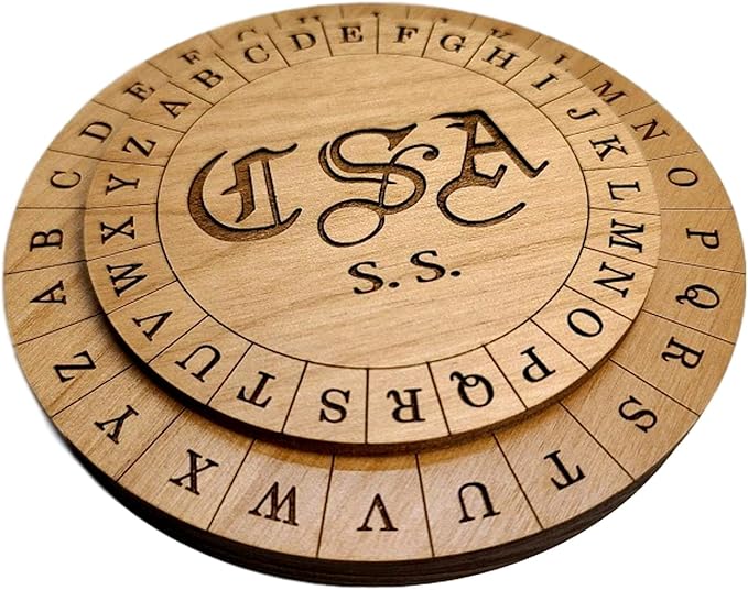 Amazon.com: Confederate Army Cipher Disk – Civil War Encryption Wheels ...