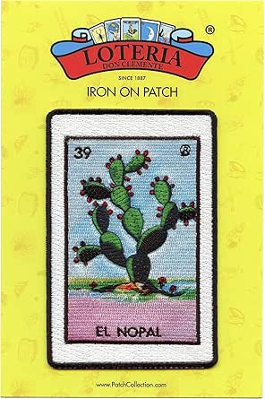 Amazon.com: El Nopal 39 Patch Prickly Pear Mexican Loteria Card ...