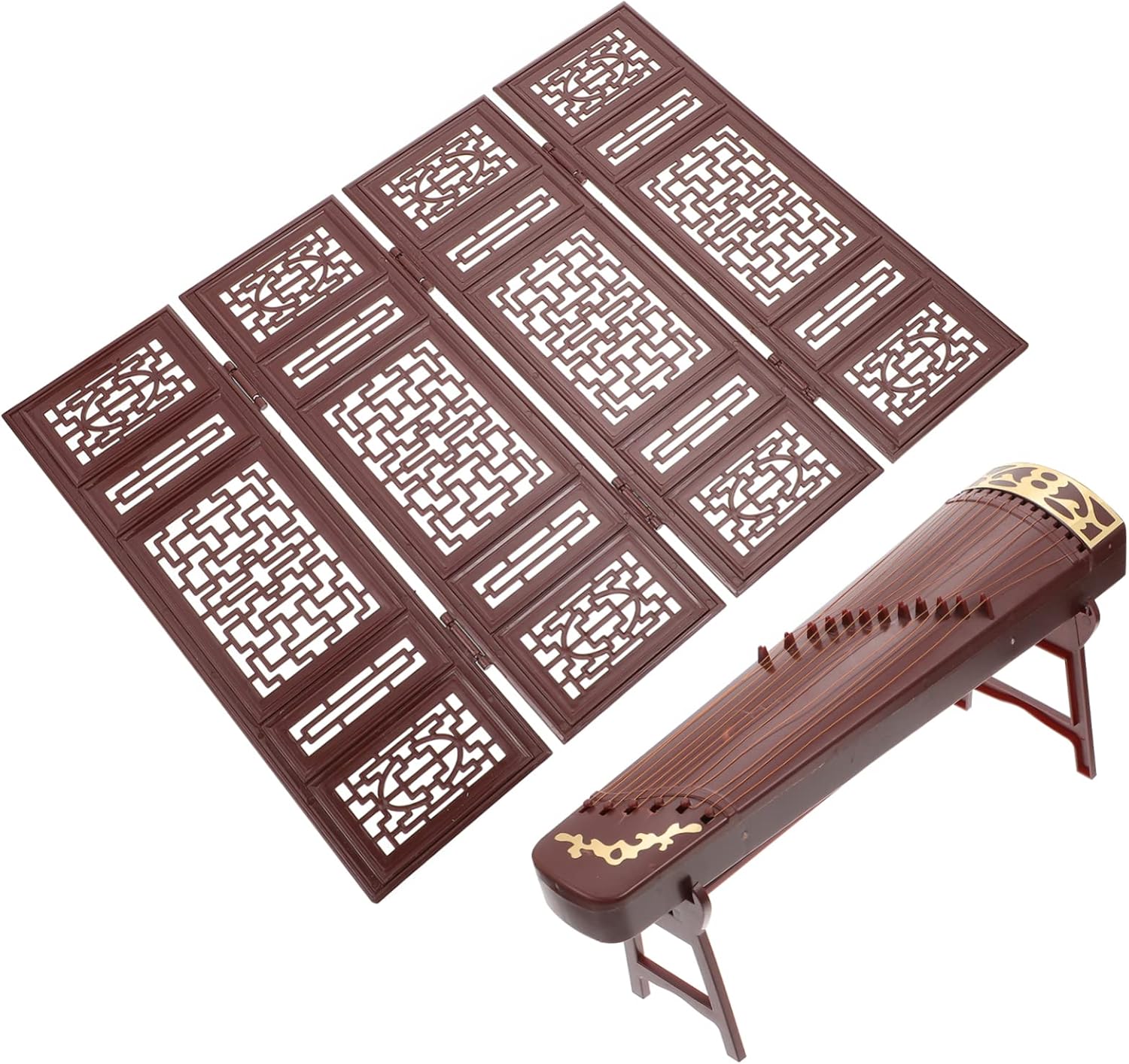 Amazon.co.jp: KICHOUSE 1 Set Koto Toy Parts Chinese Panel Screen Mini ...