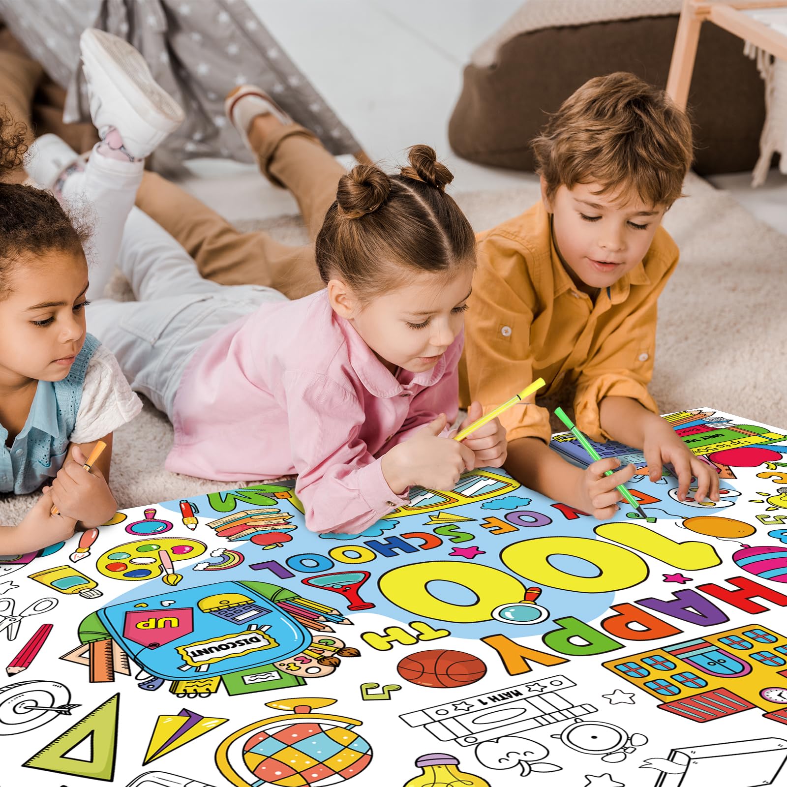 Snapklik.com : 100 Days Of School Decorations, 100th Day Of School ...