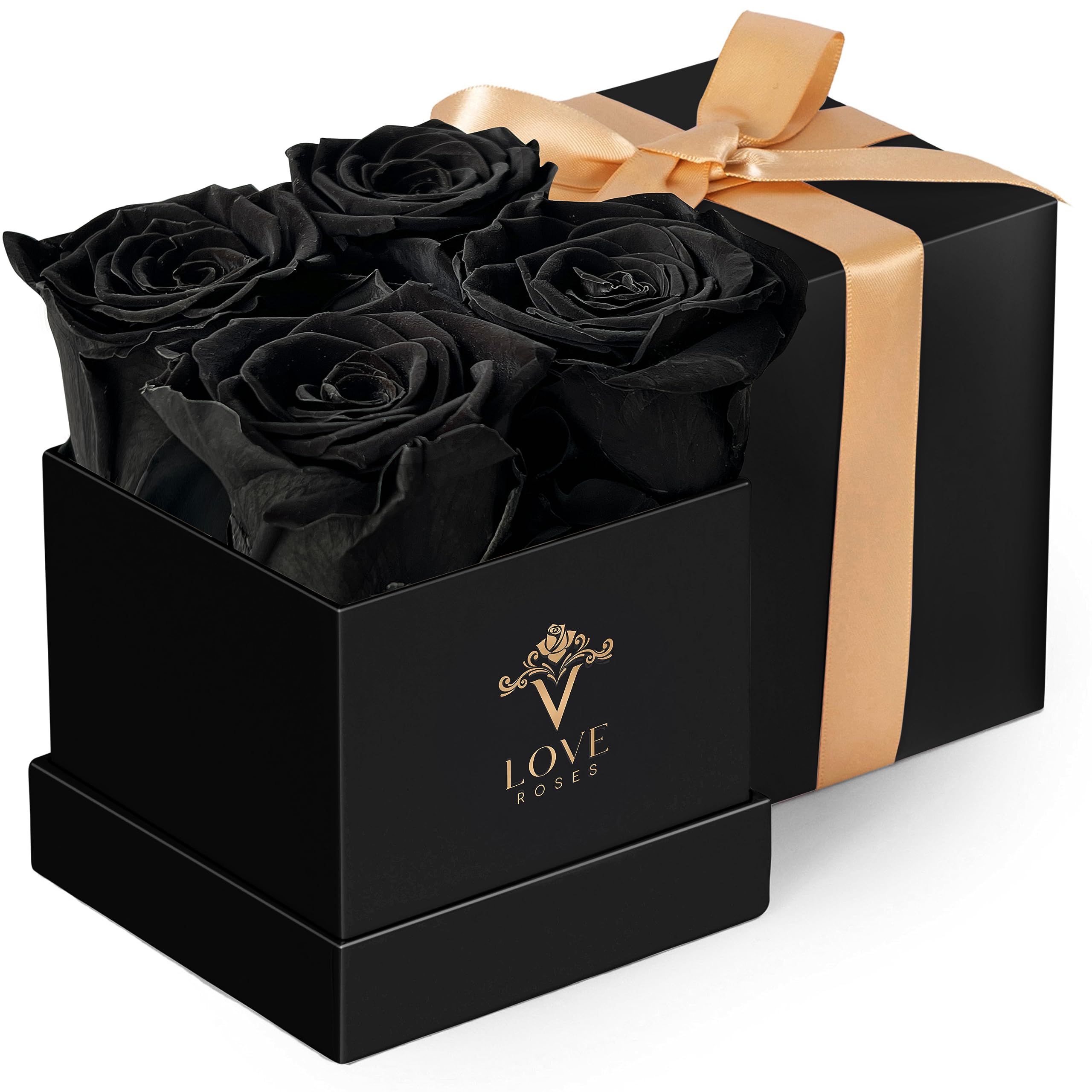 Amazon.com: VLove® Forever Roses in a Box | Real Roses Forever Flowers ...