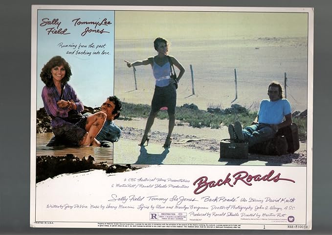 Amazon.com: MOVIE POSTER: BACK ROADS-1981-LOBBY CARD-COMEDY-ADVENTURE-SALLY FIELD-TOMMY LEE ...