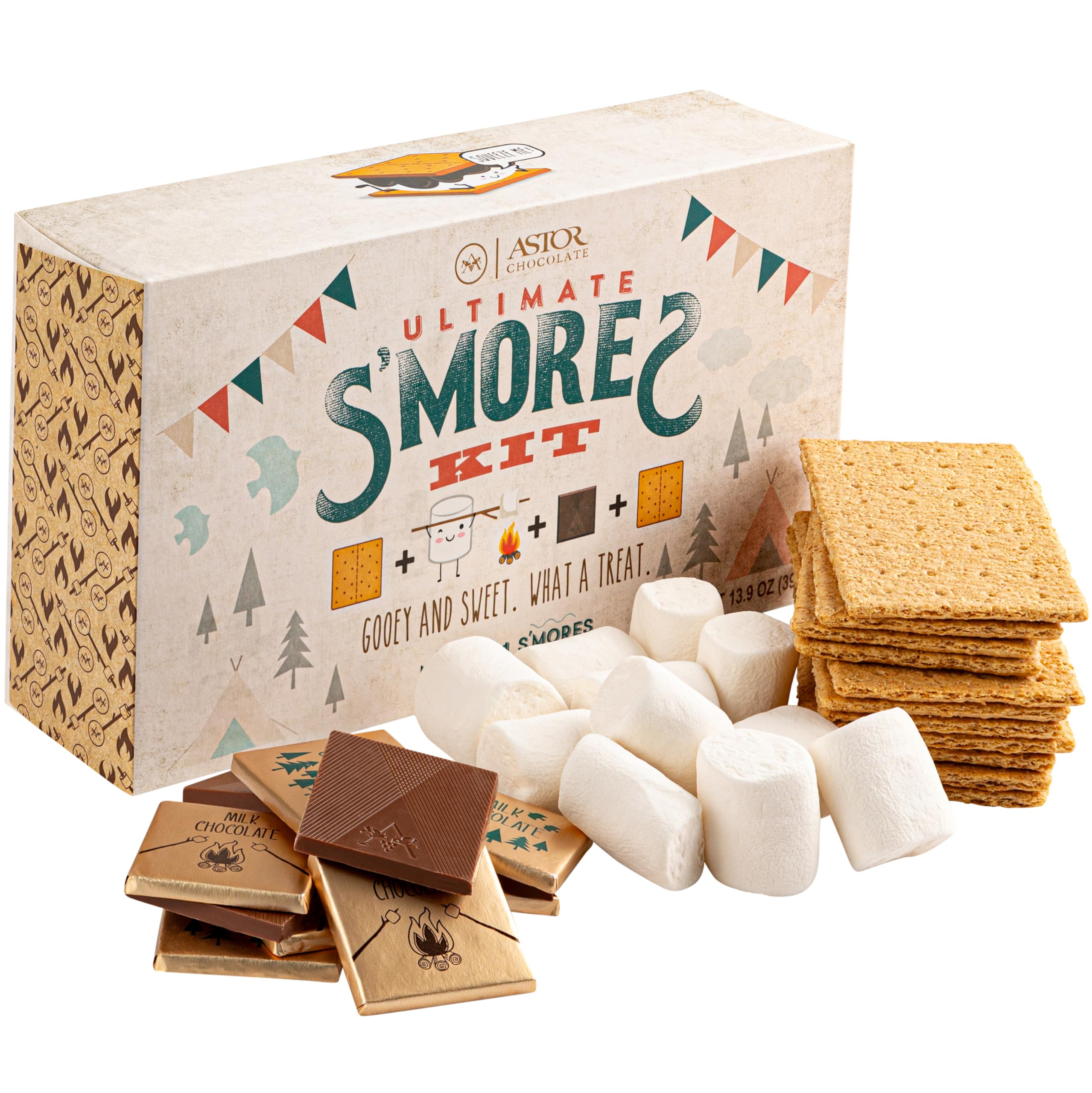 Snapklik.com : Astor Chocolate Ultimate Smores Kit, Smores Kit For Fire ...