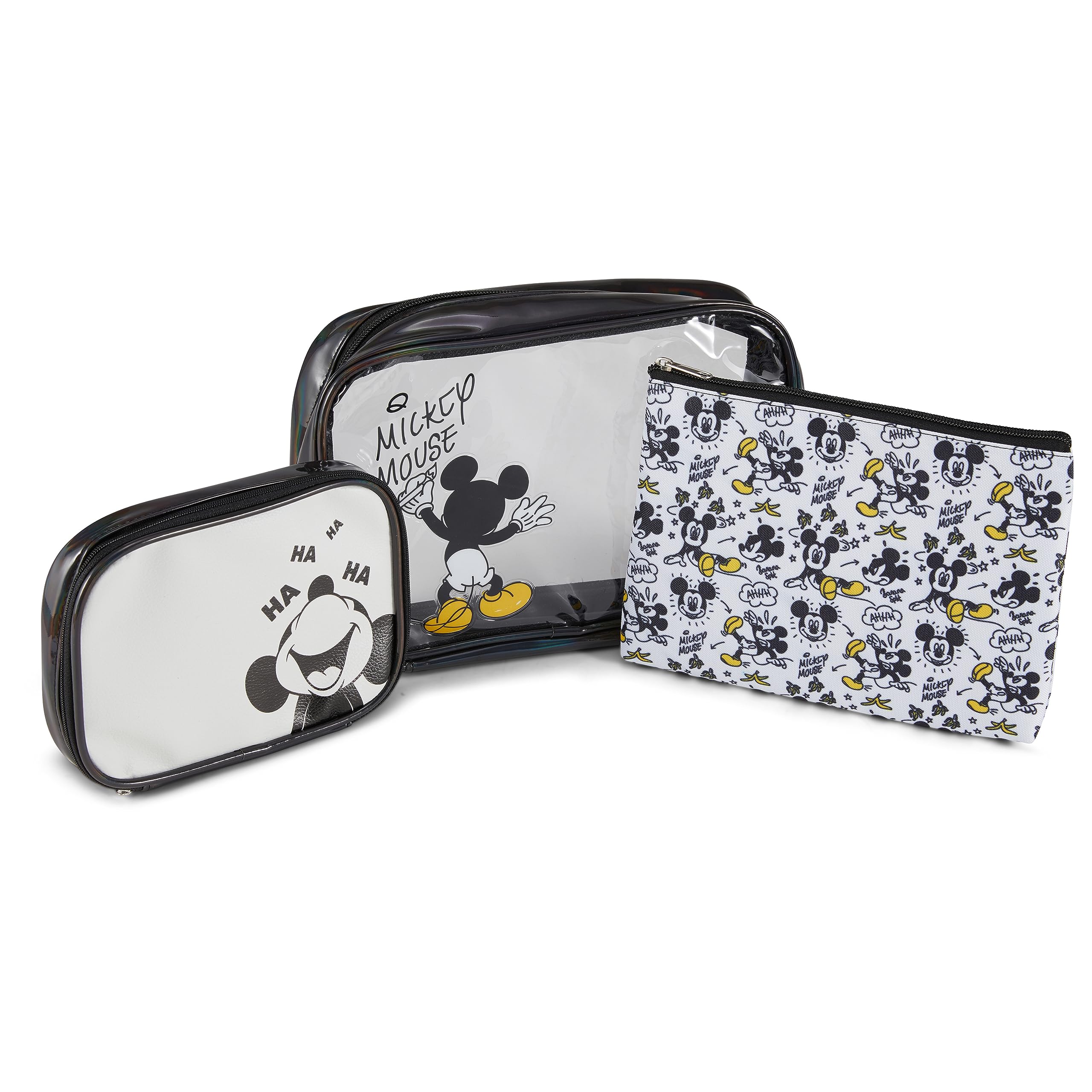 Amazon.com: Mickey Mouse Cosmetic Case Set - Officially Licensed Mickey ...