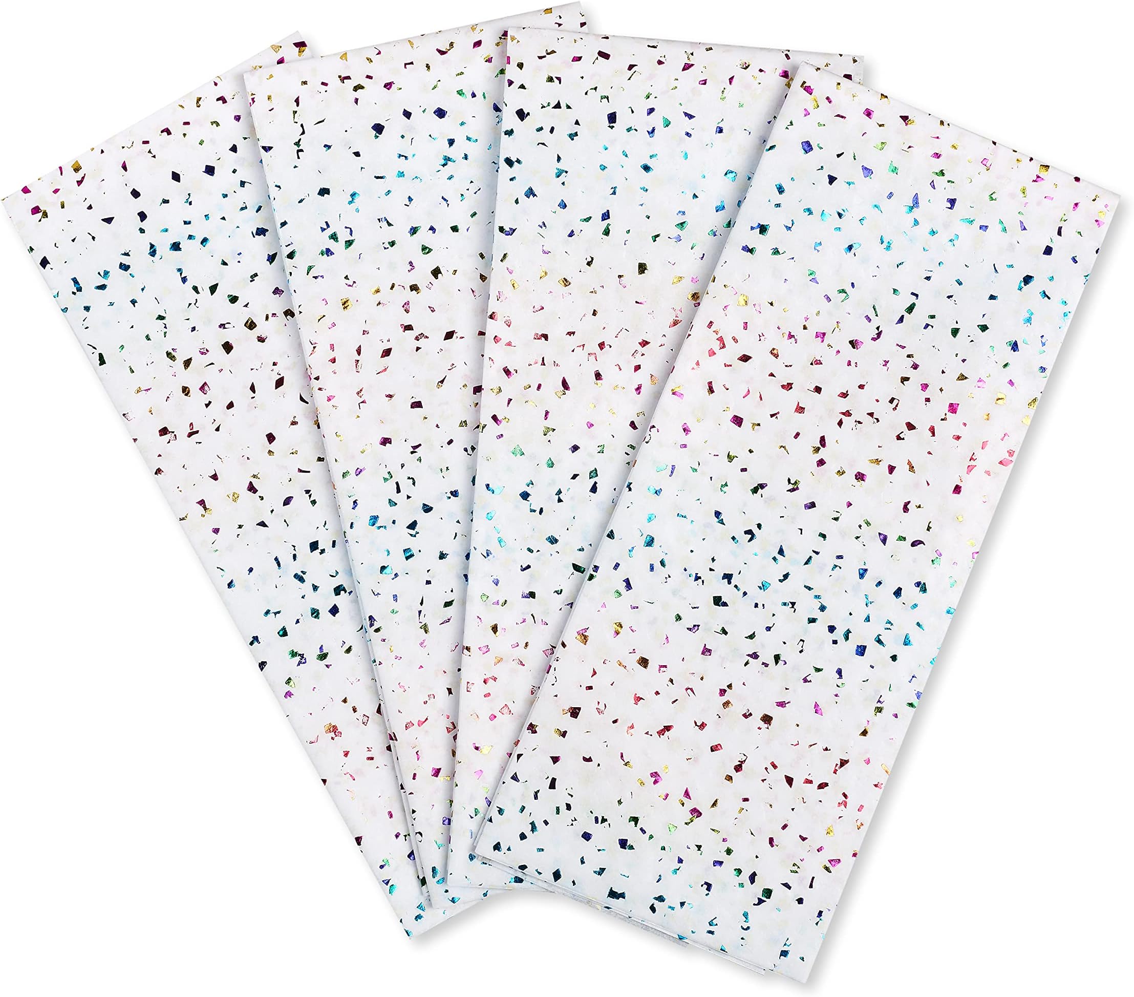 Amazon.com: Papyrus 4 Sheet Silver Tissue Paper for Gifts, Decorations ...