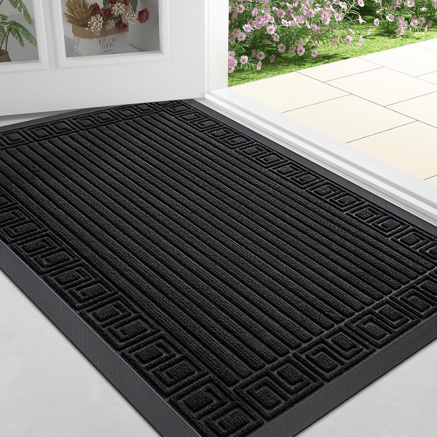 Finchitty Front Door Mat Outdoor Entrance Heavy Duty Sturdy Rubber Finchitty Front Door Mat Outdoor Entrance Heavy Duty Sturdy Rubber