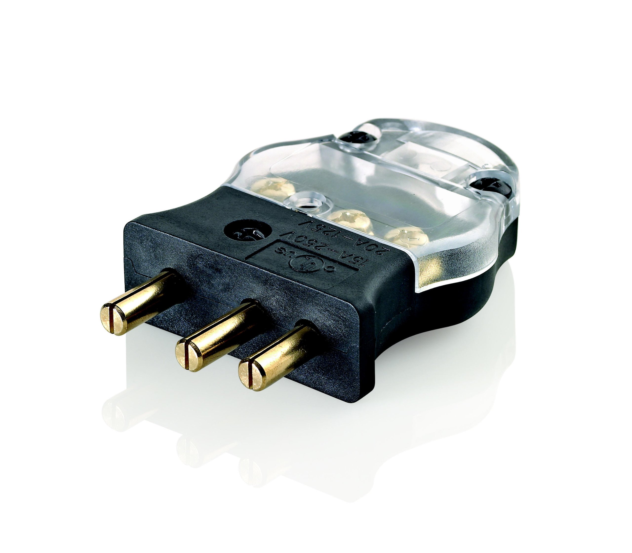 Buy Leviton 20MP-CL 20A-125 Volt, 2 Pole-3 Wire, Stage Pin, Male Plug ...