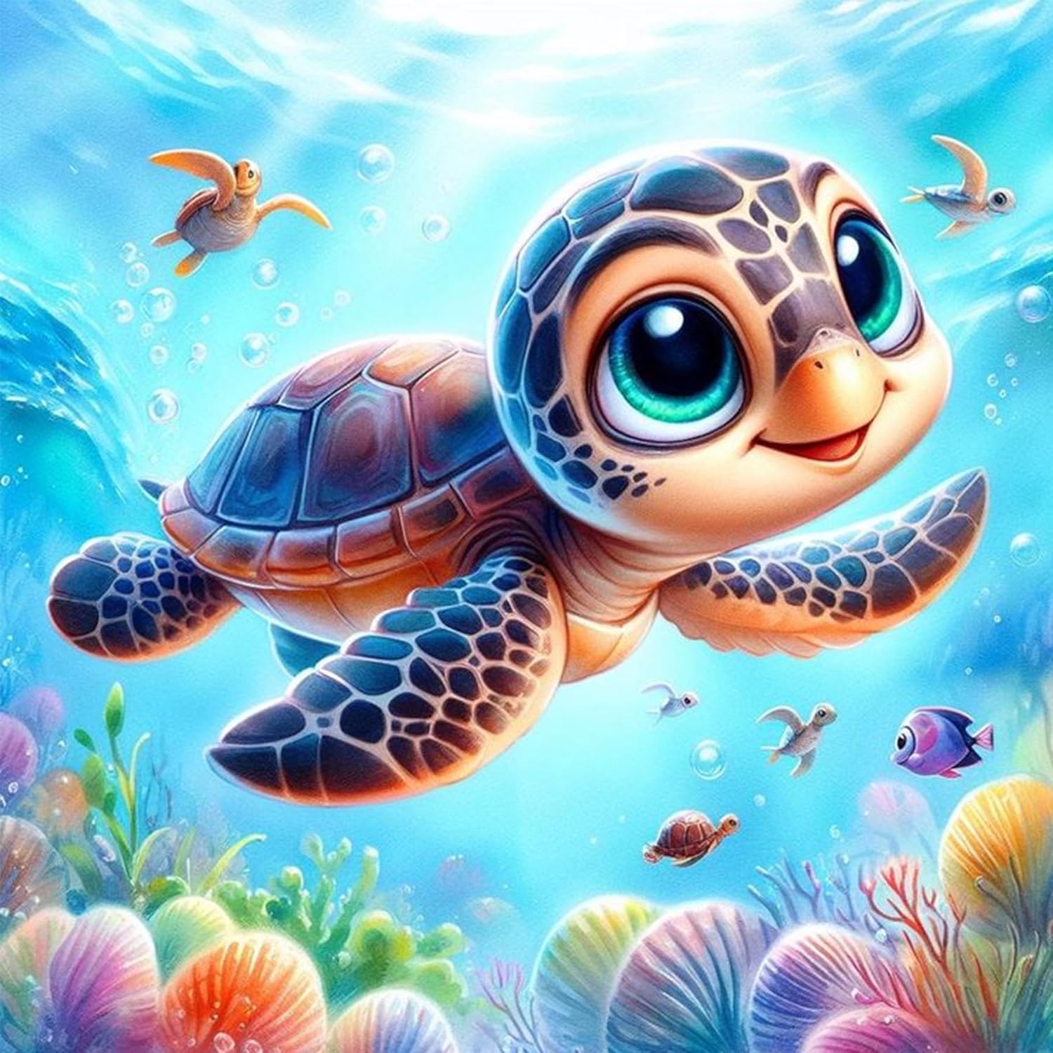 Amazon.com: Sea Turtle Diamond Painting Kits for Adults Beginners ...