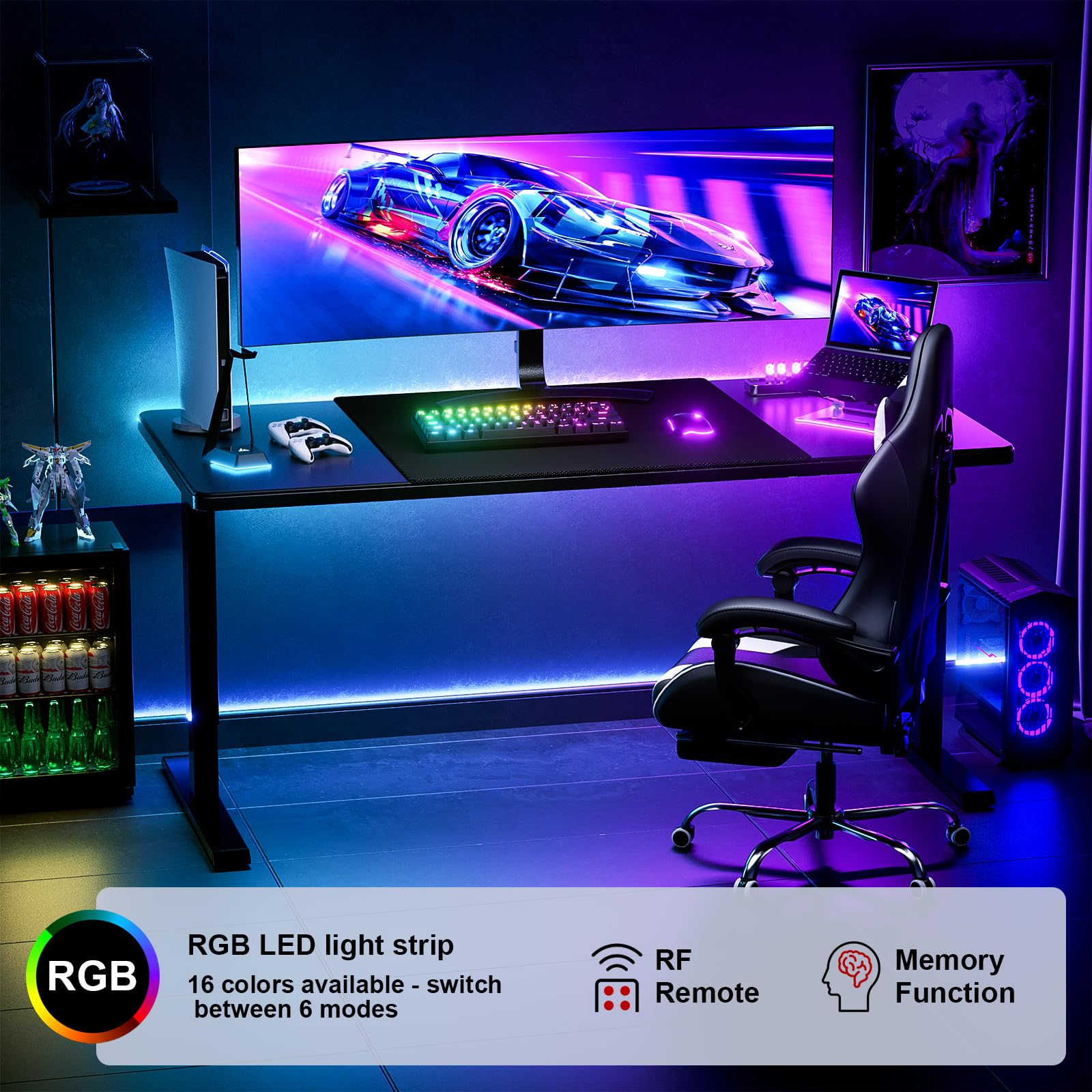 Snapklik.com : GTPLAYER Gaming Standing Desk