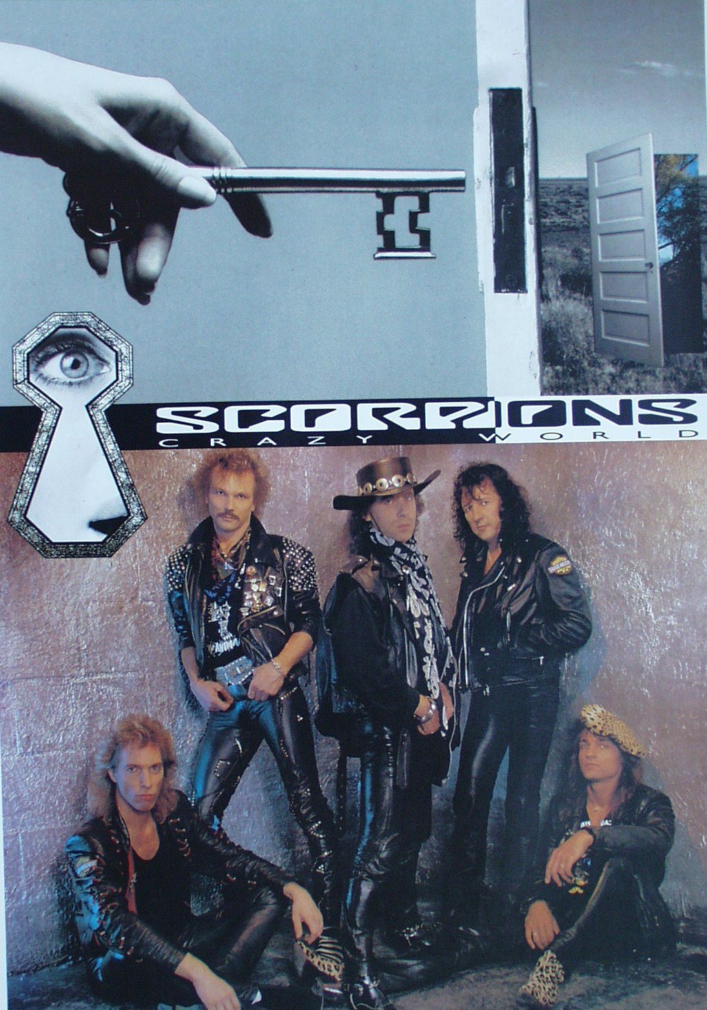 Scorpions Poster Nr. 1 Format 62 x 86 cm Original von 1990 : Scorpions ...