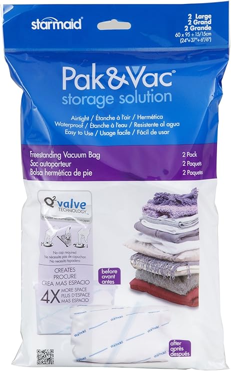 Amazon.com: Starmaid Pak and Vac Storage Solutions Large Free Standing ...