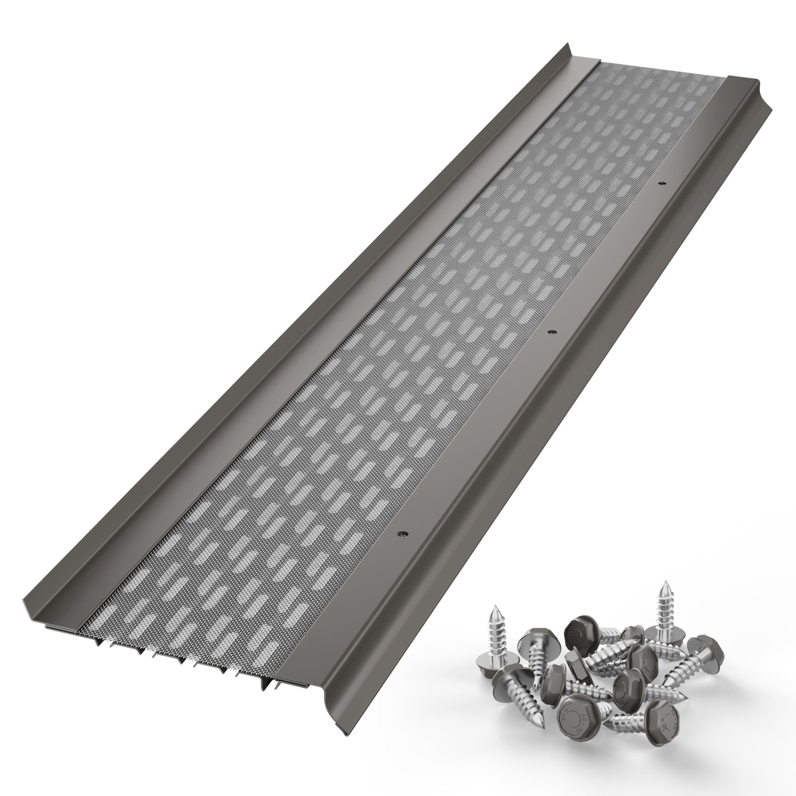 5" Micromesh Gutter Guard for Gutters Stainless Steel Gutter Guard Kit ...