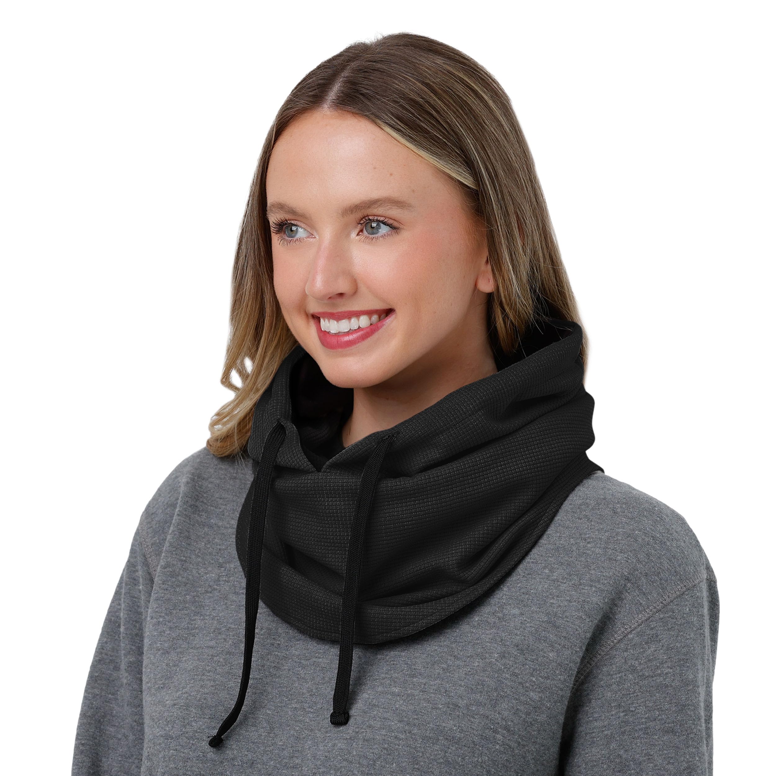 Snapklik.com : Oklahoma Sooners NCAA Waffle Drawstring Hooded Gaiter