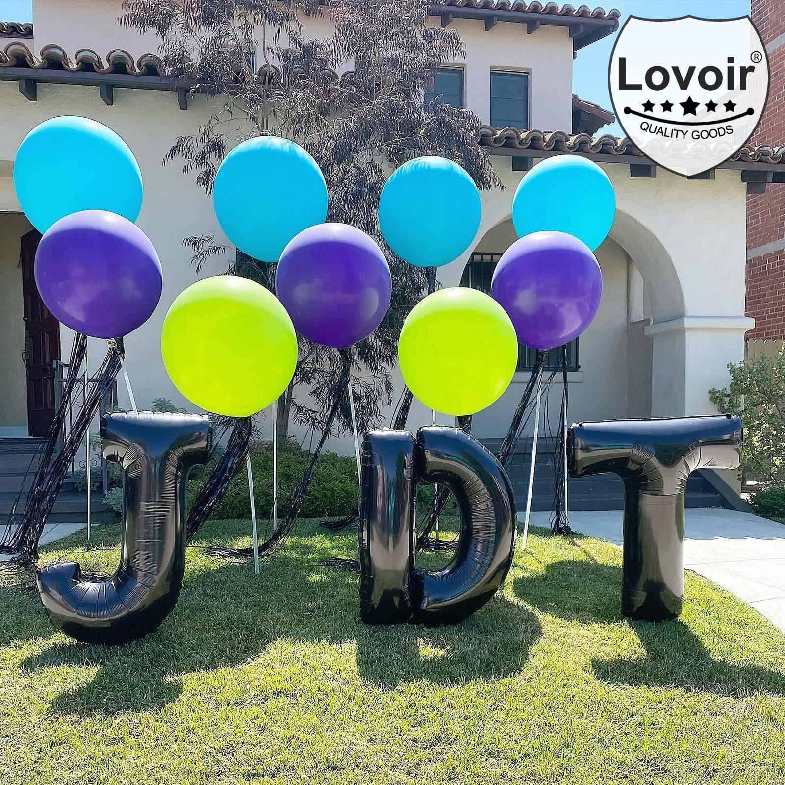 Snapklik.com : 40 Inch Large Black Letter J Balloons Big Size Jumbo ...