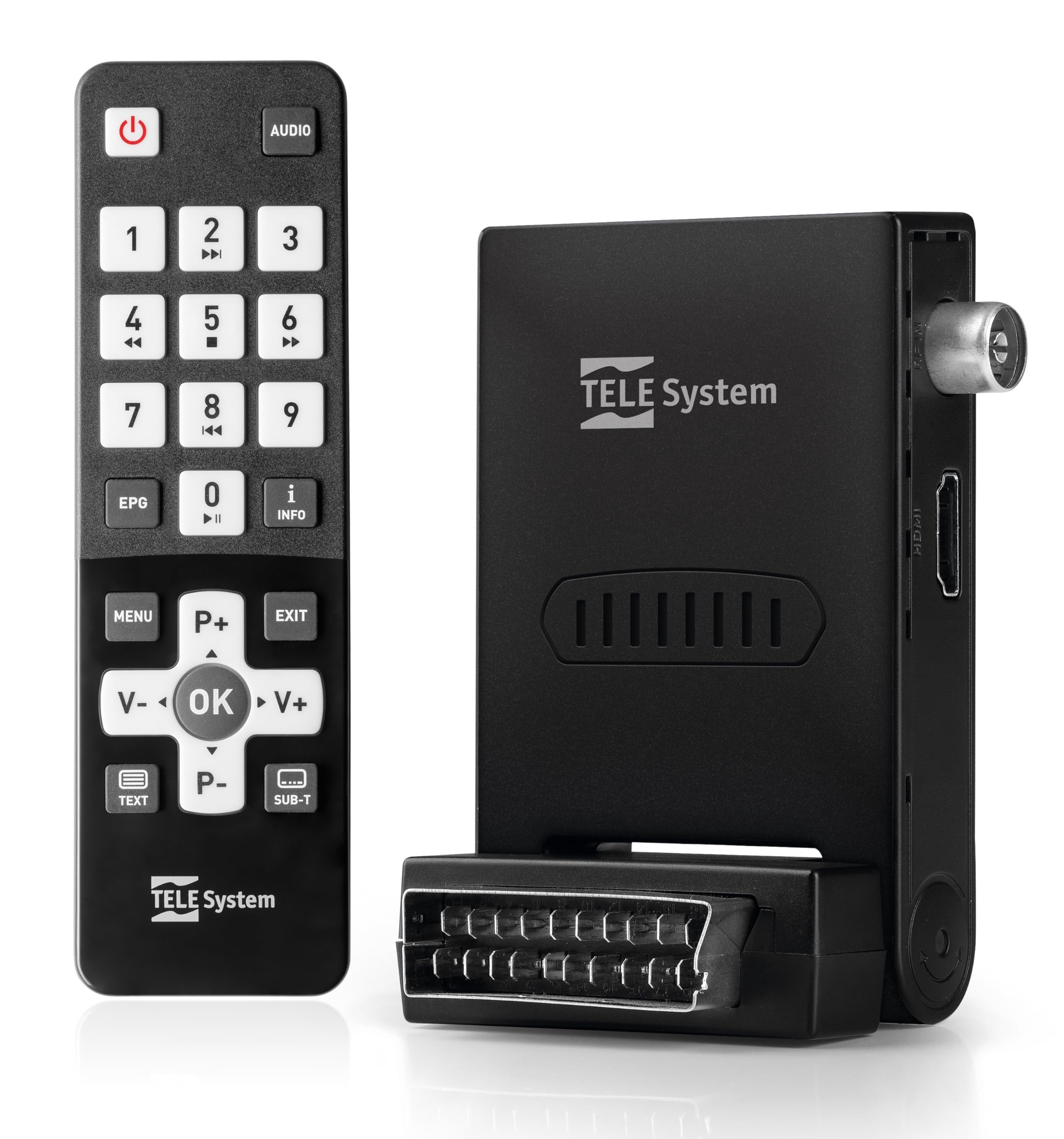Tele System Mini Decoder Digitale Terrestre FACILE STEALTH con Funzione ...