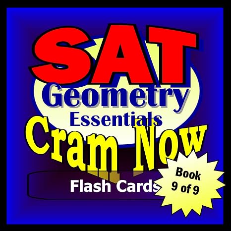 Amazon.com: SAT Prep Test GEOMETRY ESSENTIALS Flash Cards-CRAM NOW!-SAT ...