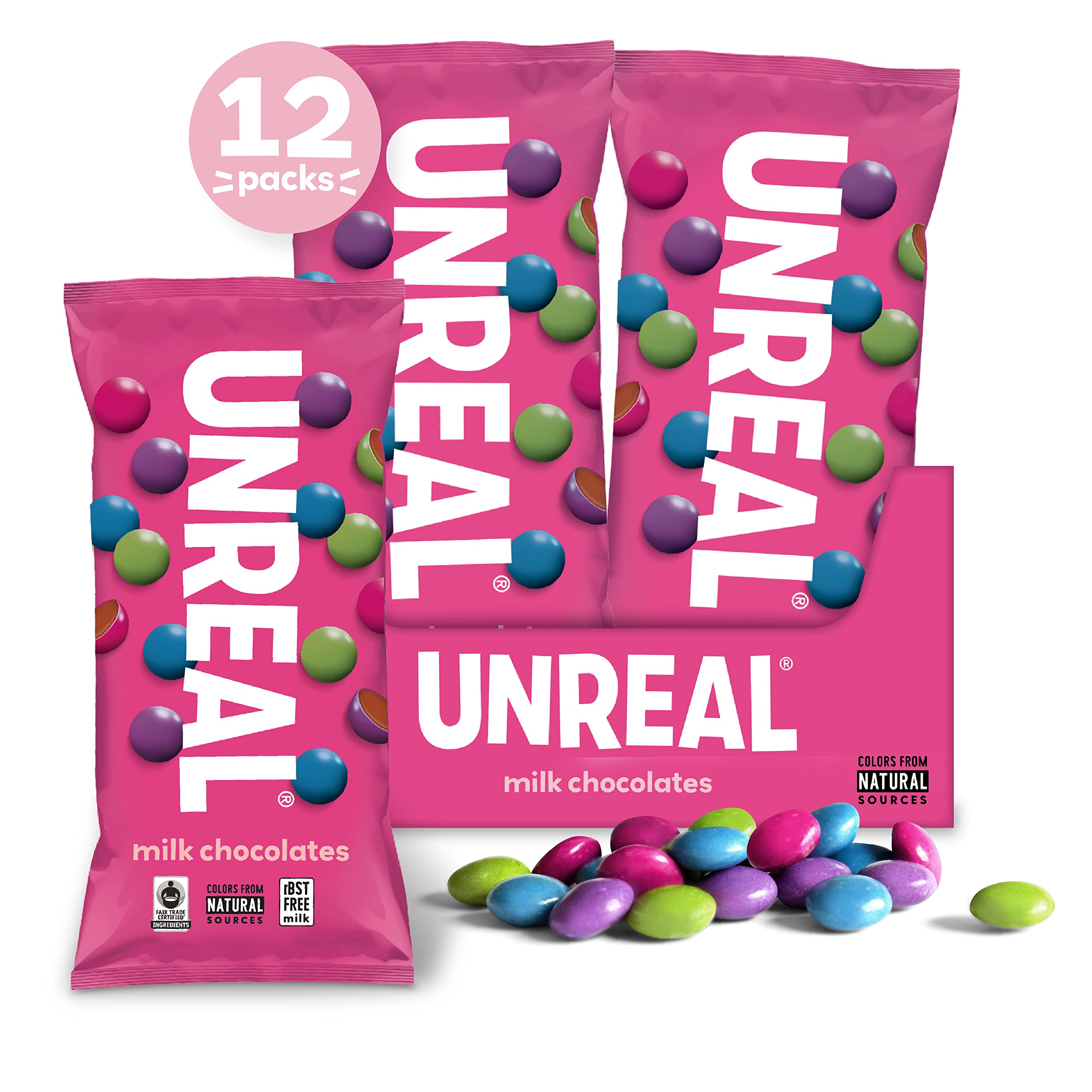 Buy UNREAL Milk Chocolate Gems Certified Fair Trade Non GMO Made buy-unreal-milk-chocolate-gems-certified-fair-trade-non-gmo-made