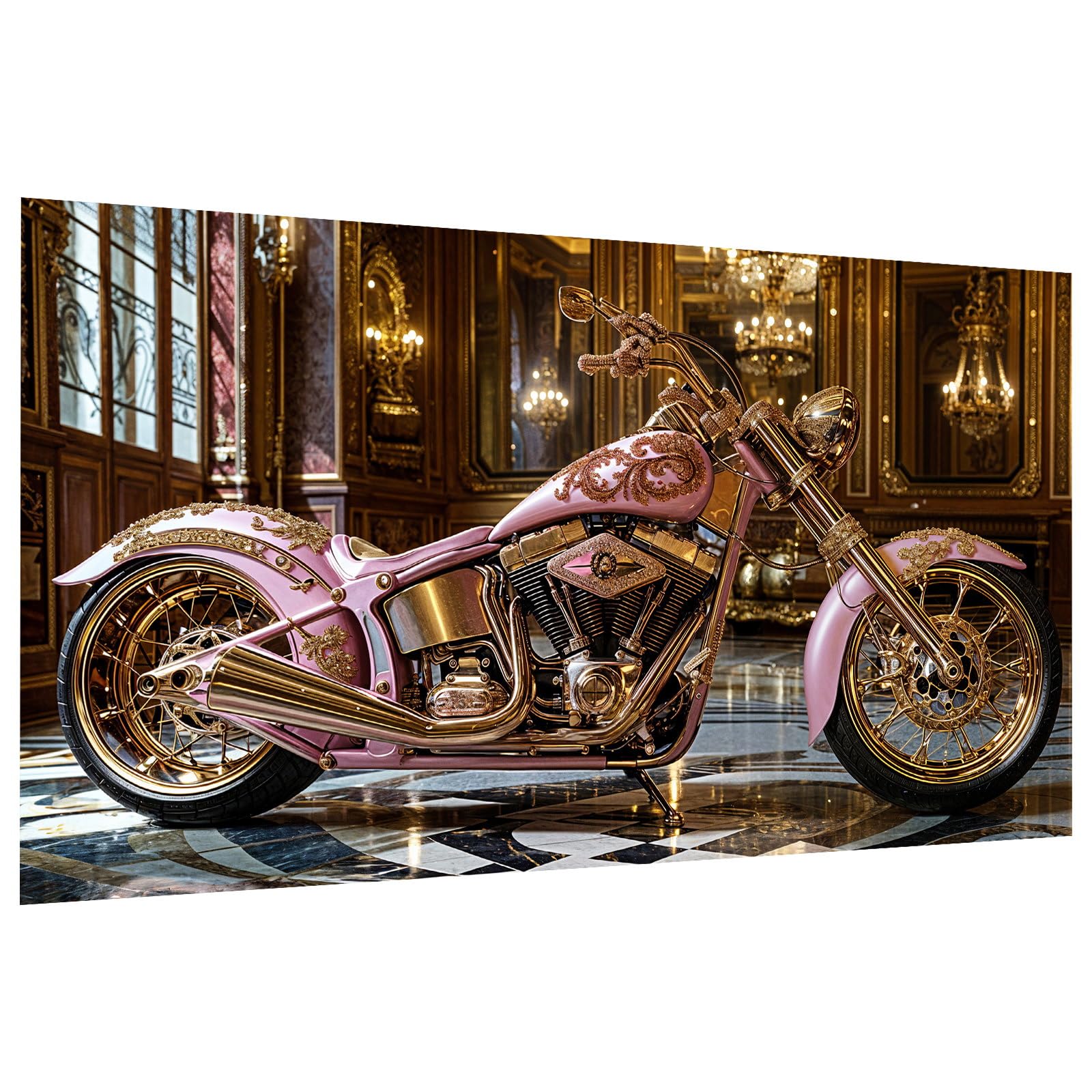 Amazon.com: JOOZ Large Diamond Painting Kits for Adults - 5D Motorcycle ...