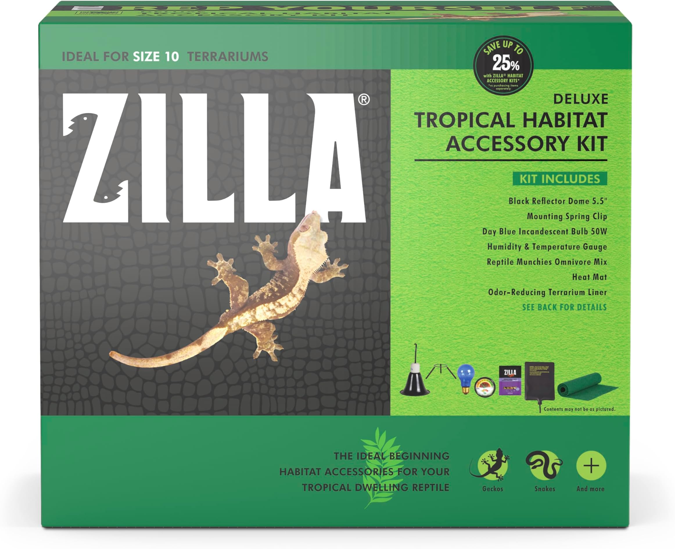 Amazon.com : Zilla Snake Habitat Accessory Kit, Easy Starter Kit for ...