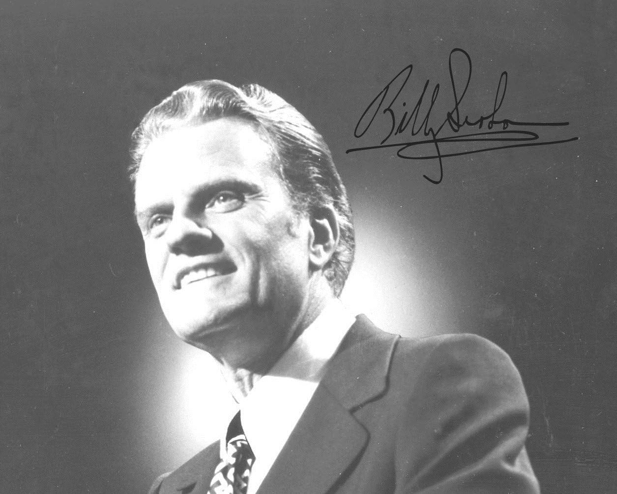 Amazon.com: Reverend Billy Graham evangelist reprint signed photo #1 RP ...