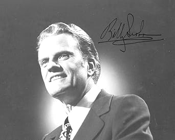 Amazon.com: Reverend Billy Graham evangelist reprint signed photo #1 RP ...