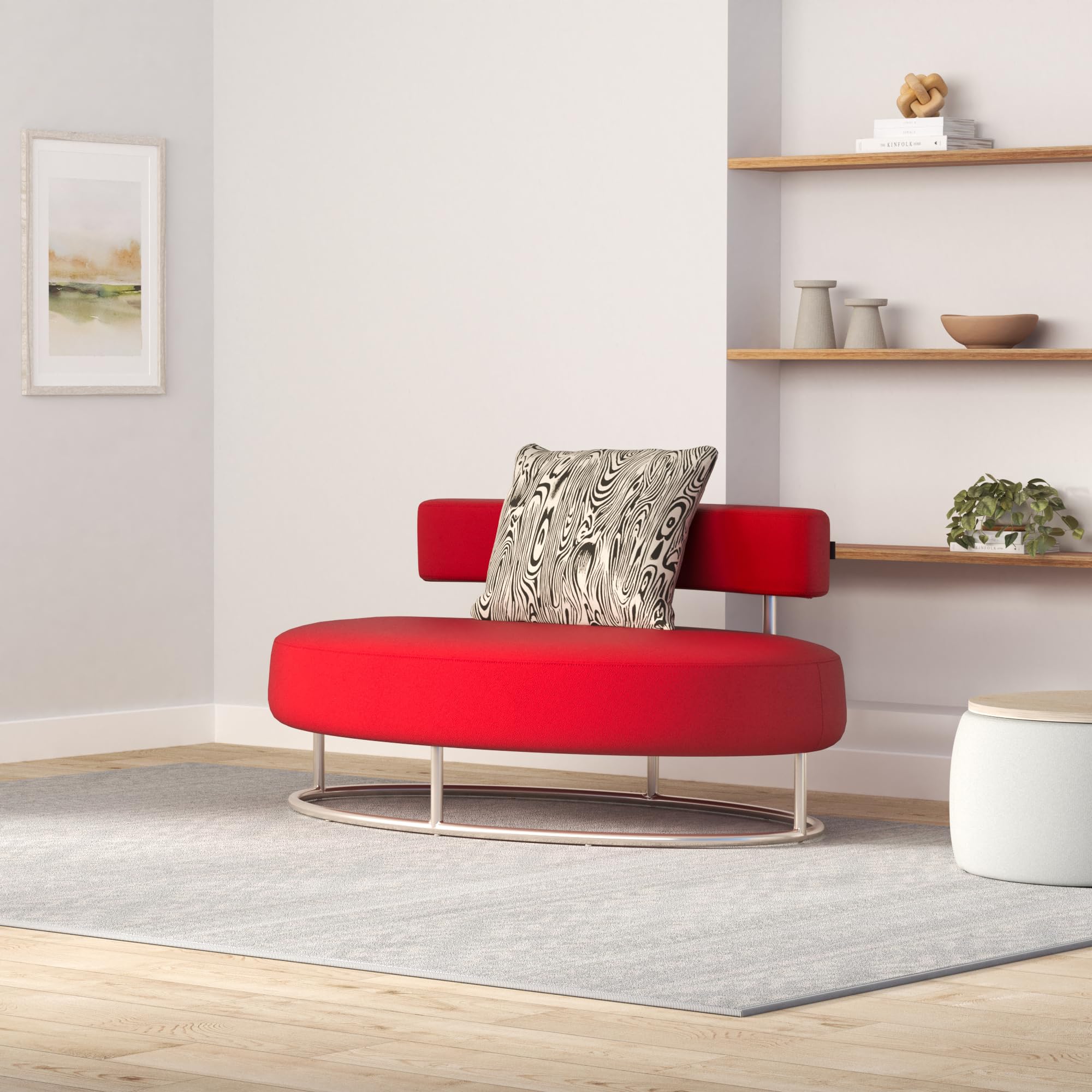 Zuri Living Room Red Chair Modern Sofas & Contemporary Sofas : Modern