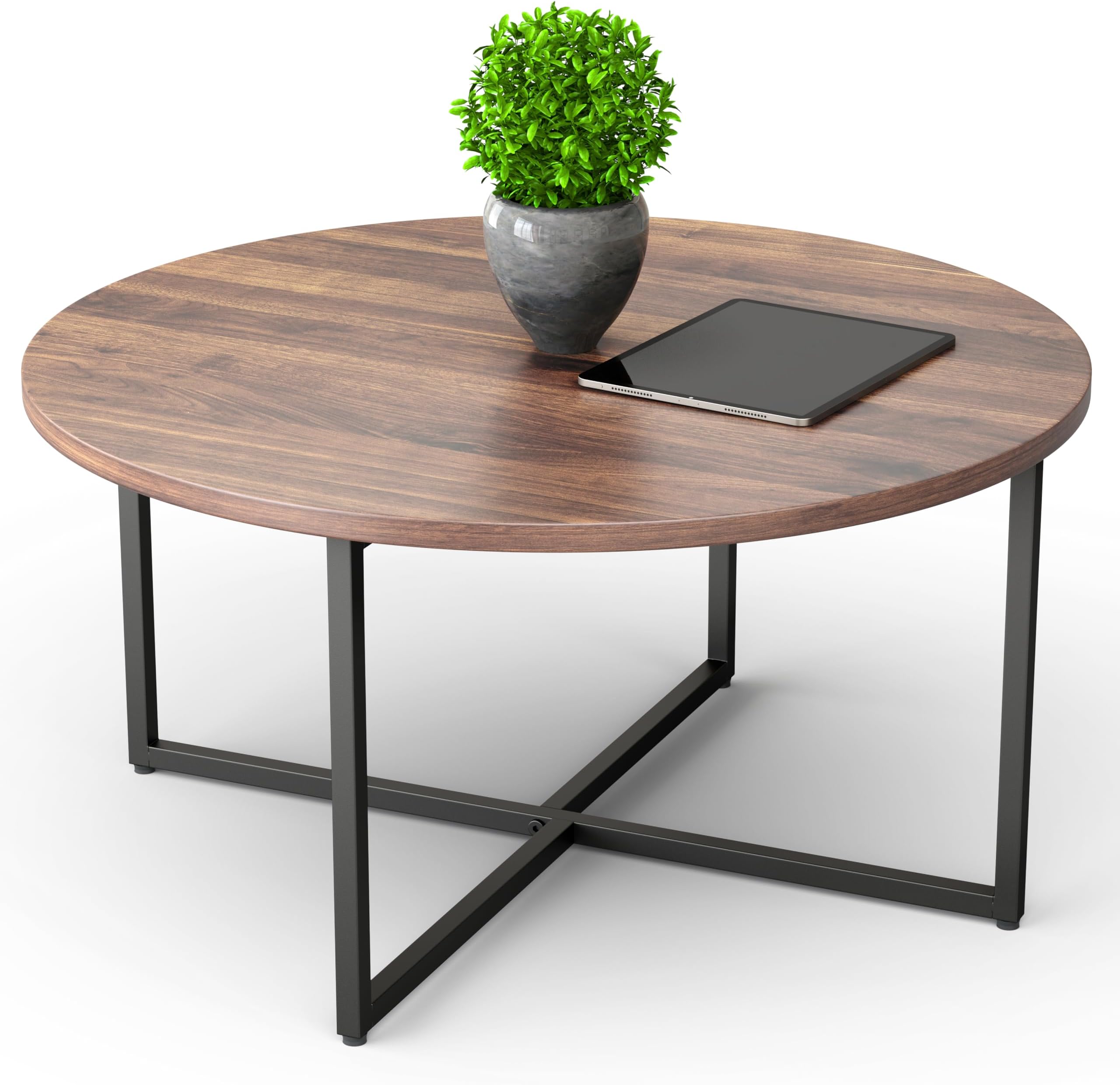 Amazon.com: Round Coffee Table - Stylish Modern Small Coffee Table Sofa ...