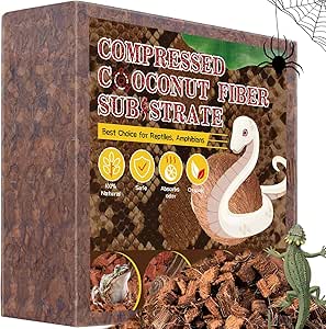 Amazon.com : LEICHTEN 6.6LB Coconut Husk Substrate for Reptiles,48 ...