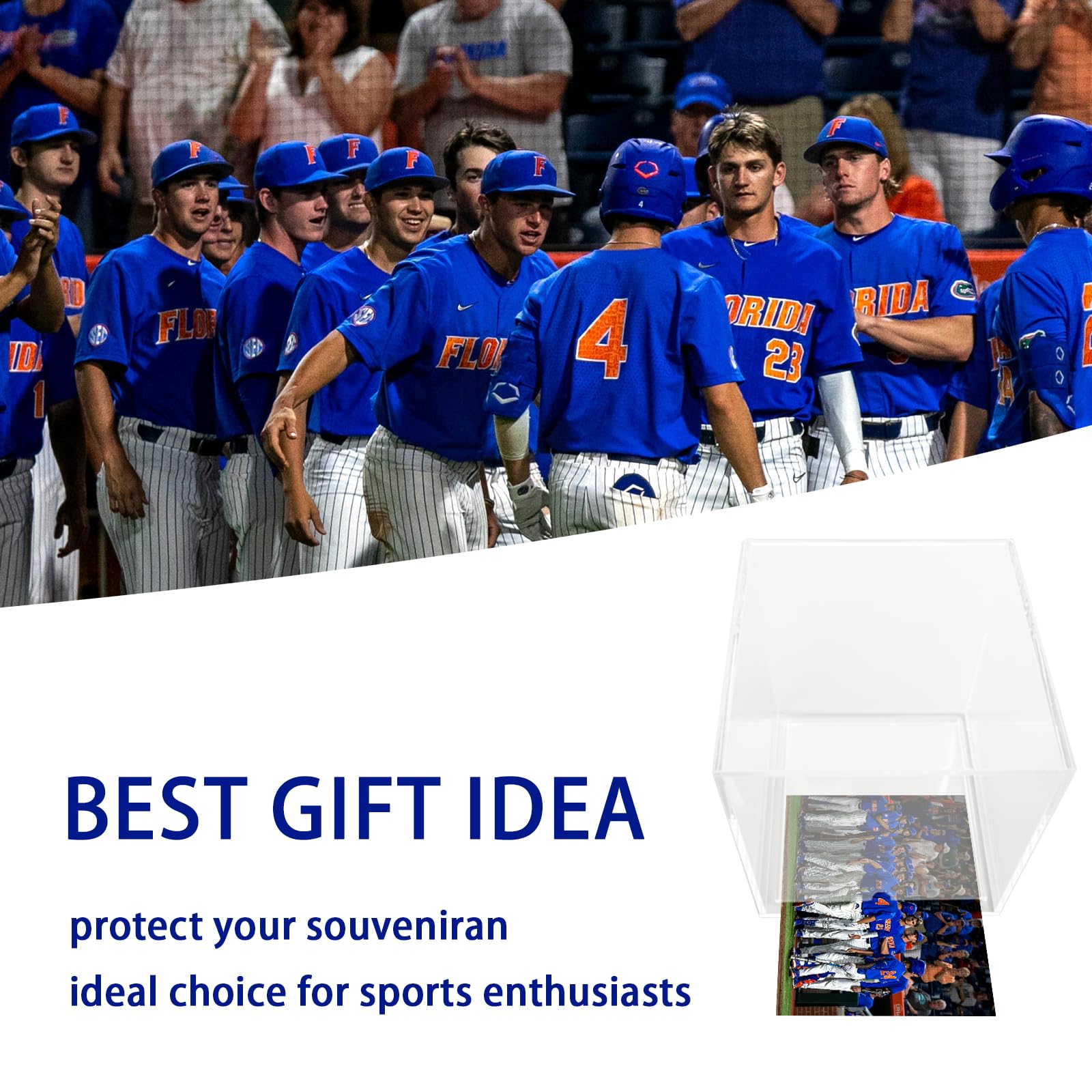 Snapklik.com : Clear Softball Display Case