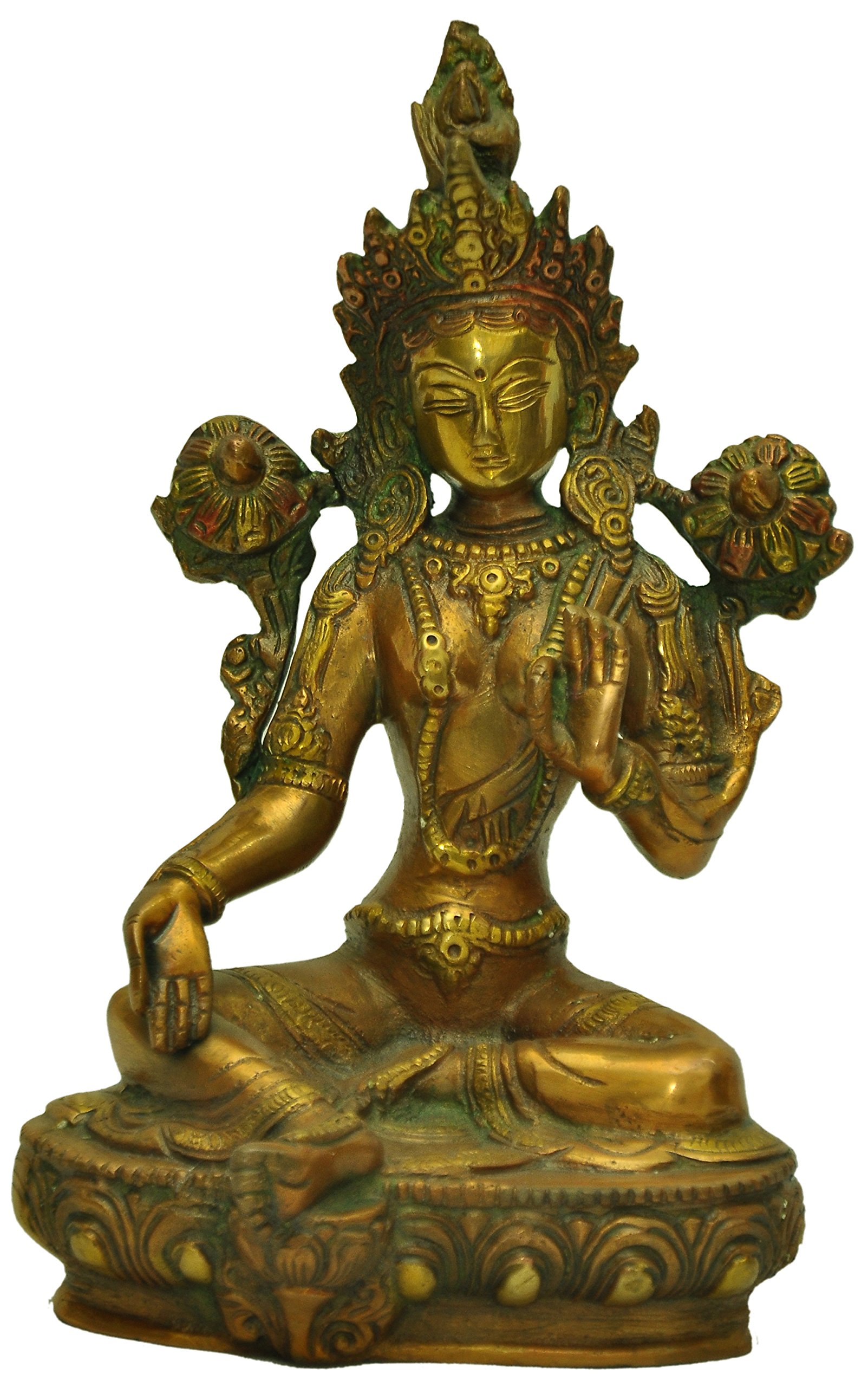 Buy Elegant Brass Tara Devi Statue Online at Low Prices in India ...