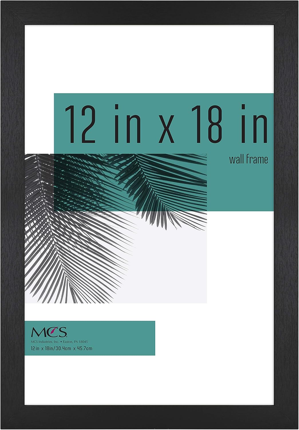 MCS Industries Inc 63721 12x18 Inch Studio Gallery, Black Woodgrain ...