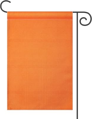 Amazon.com : 2 Pcs Solid White Garden Flag 12x18 Inch Pure Flags with ...