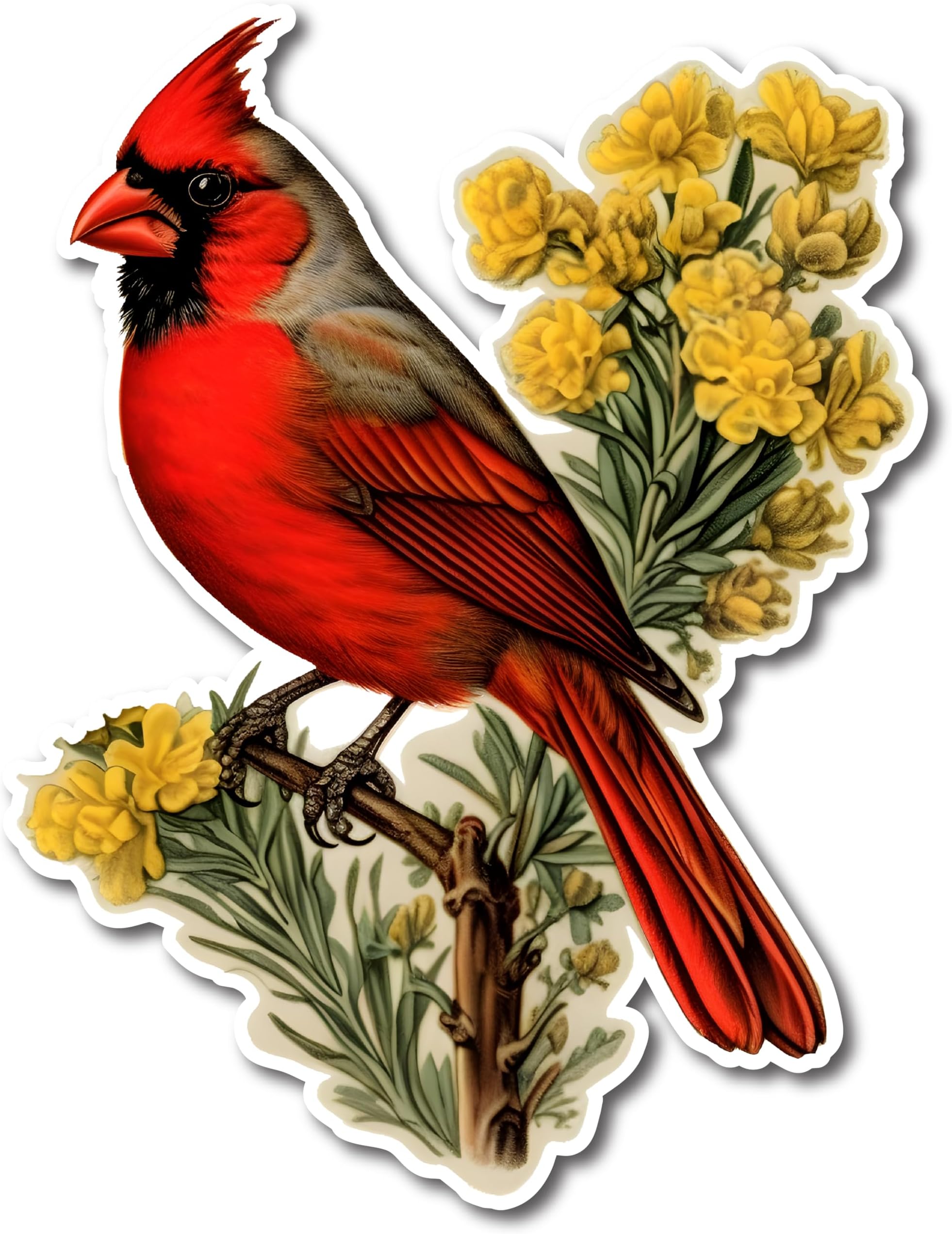 Amazon.com - Yoonek Graphics North Carolina Northern Cardinal Bird ...