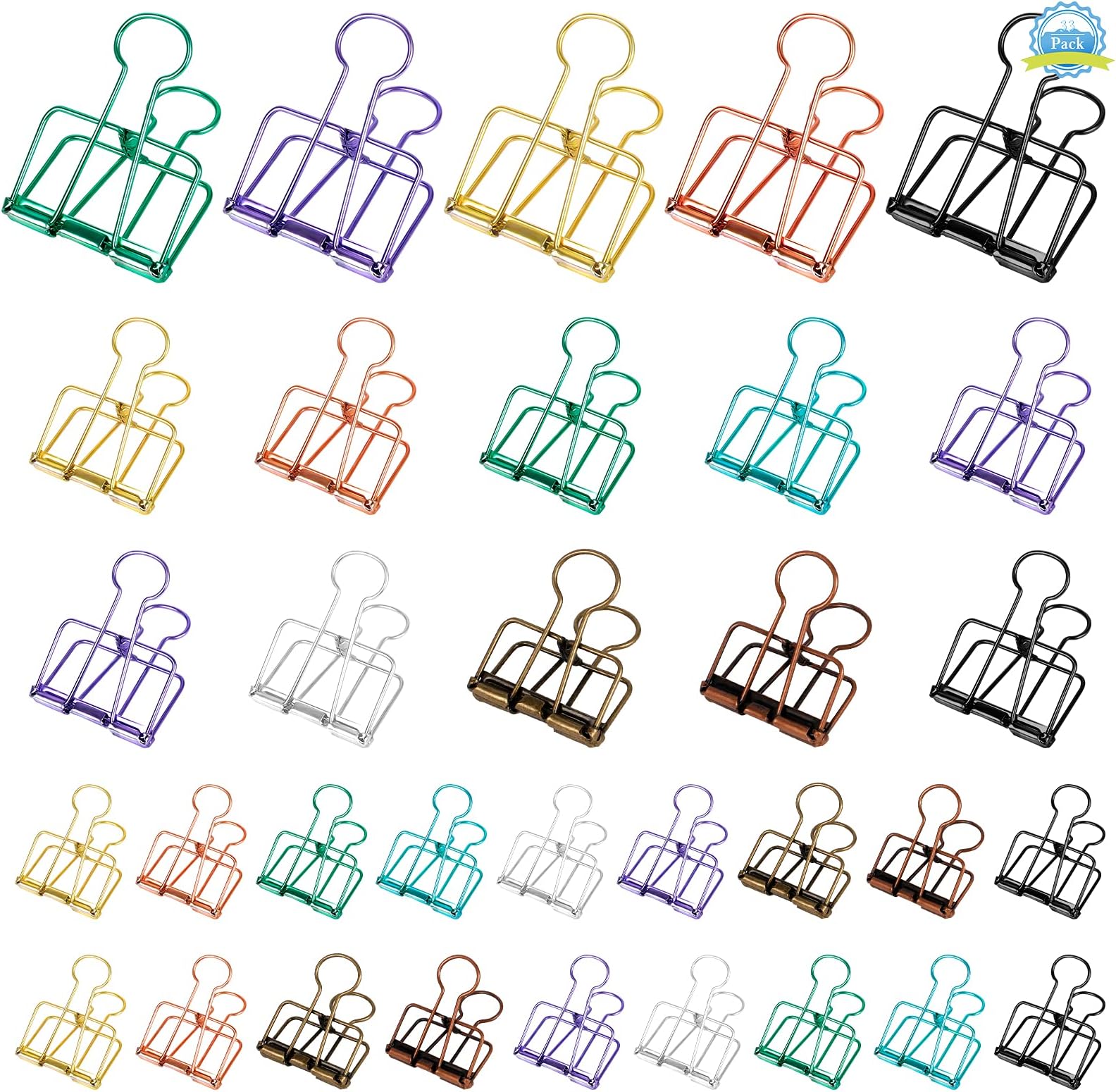 Kikkerland Wire Clips, Copper, Set of 6 (OR73-CO) : Amazon.co.uk ...