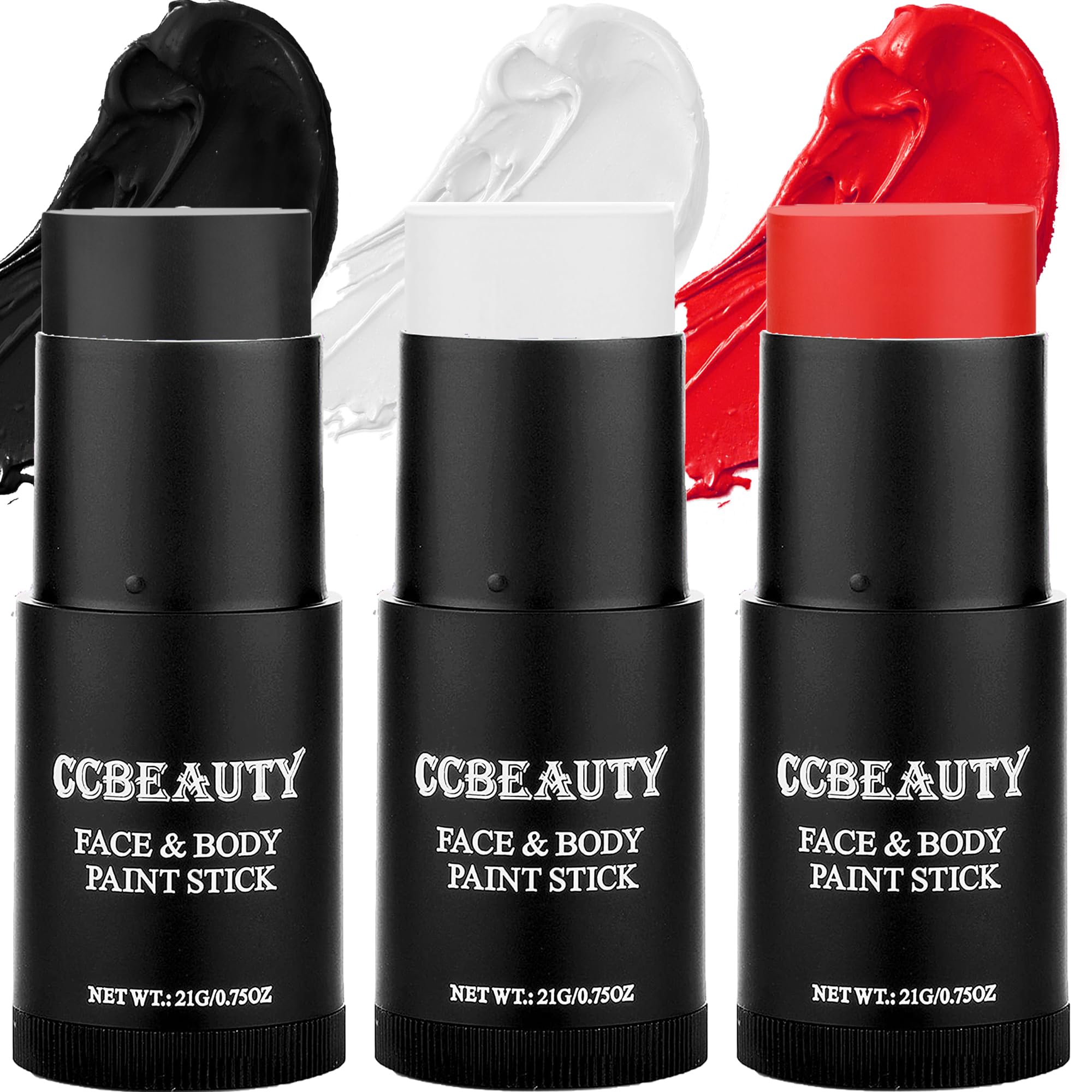 Snapklik.com : CCBeauty Halloween Clown Makeup Kit, White Black Red ...