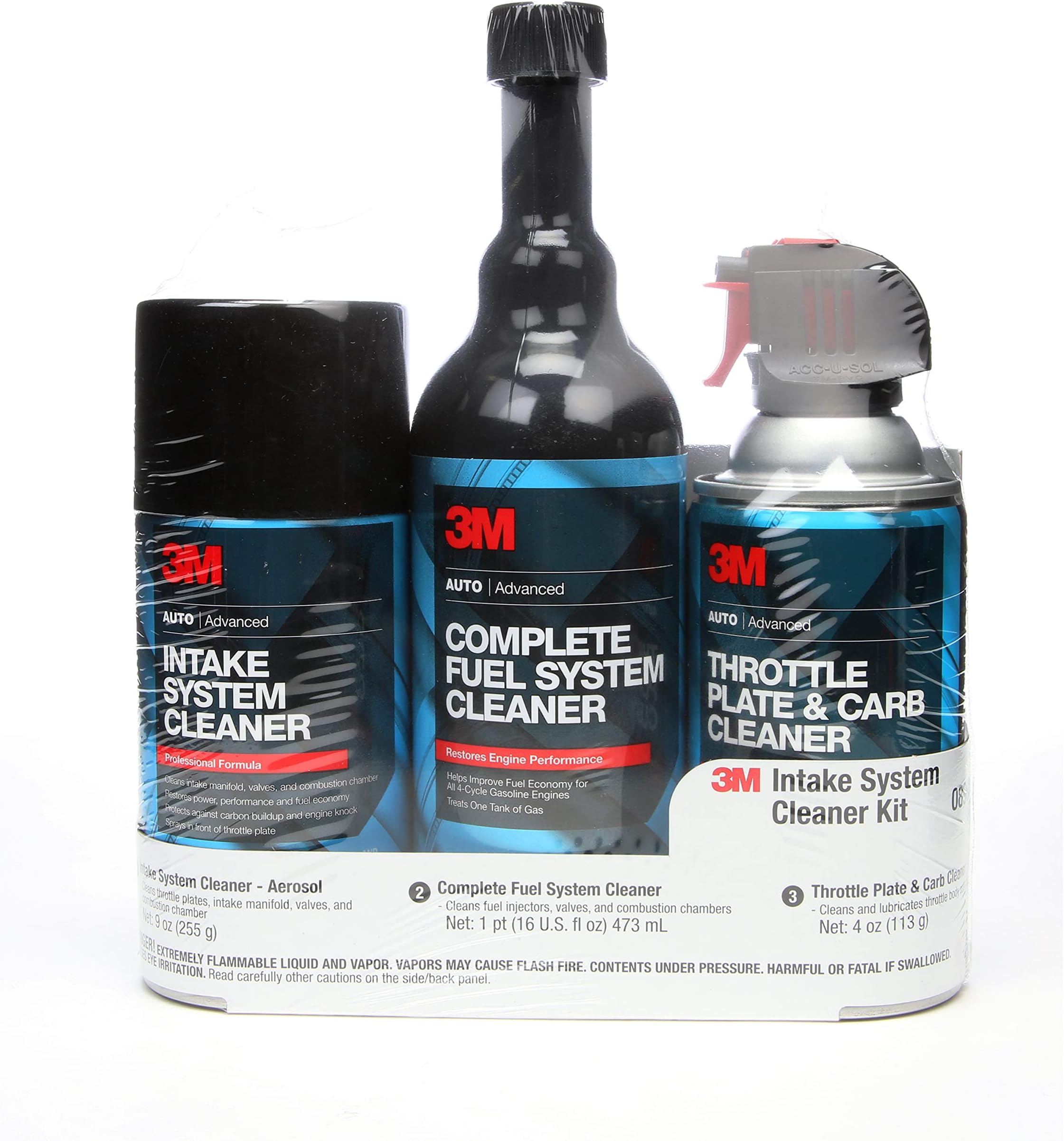 Amazon.com: 3M Intake System Cleaner Kit, 08962,2 lbs , Black : Automotive