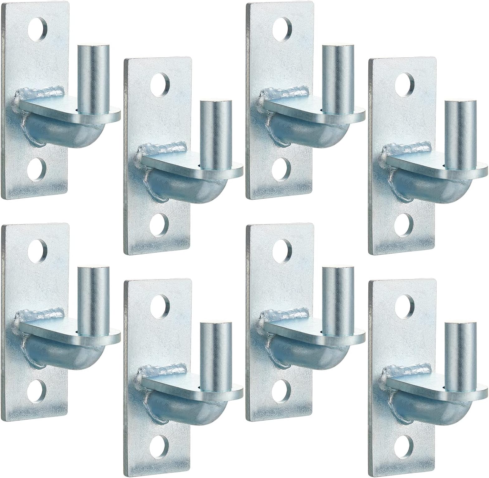 Amazon.com: Dunzy Wall Mount Gate Hinges Wall Plate Hinges Heavy Duty ...