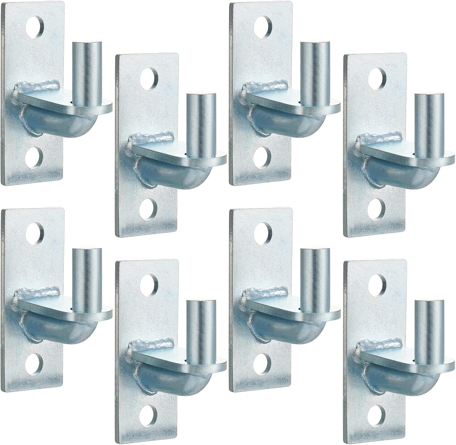 Amazon.com: Dunzy 8 Pcs Wall Mount Gate Hinges, Heavy Duty Wall Plate ...