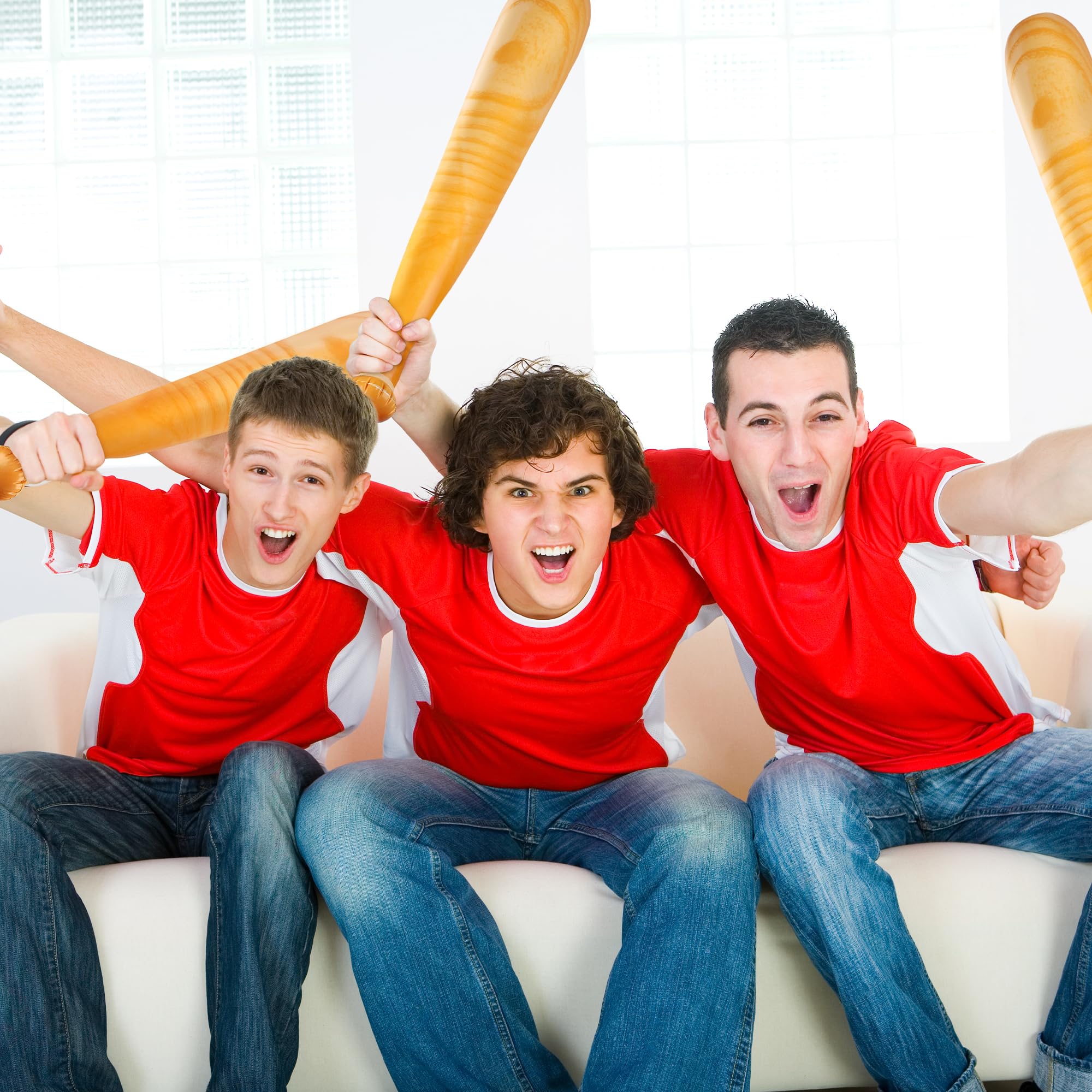 Snapklik.com : Durony 9 Pack Baseball Bat Inflates 29.5 Inch Inflatable ...