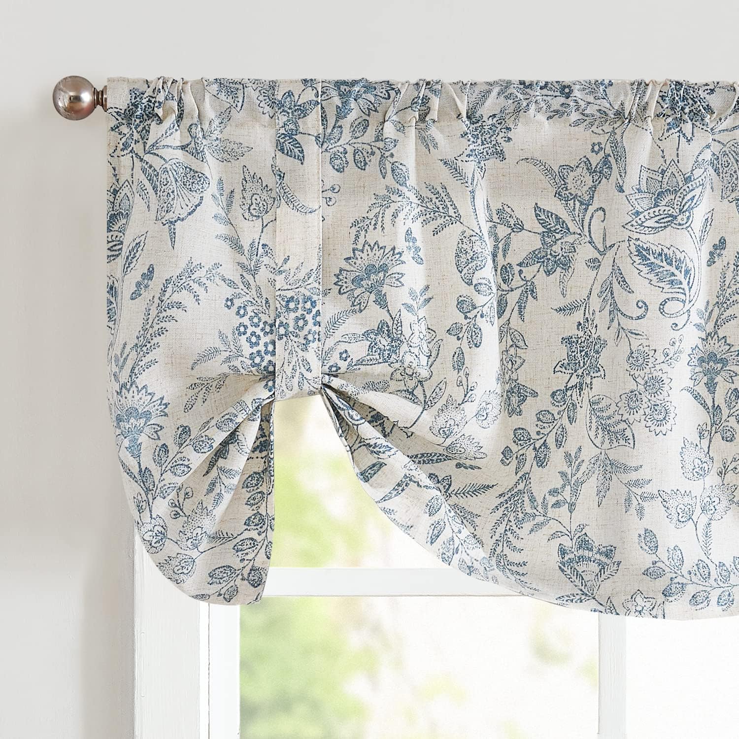 Amazon.com: VICTOR MILL Jamestown Shaped Valance : Home & Kitchen